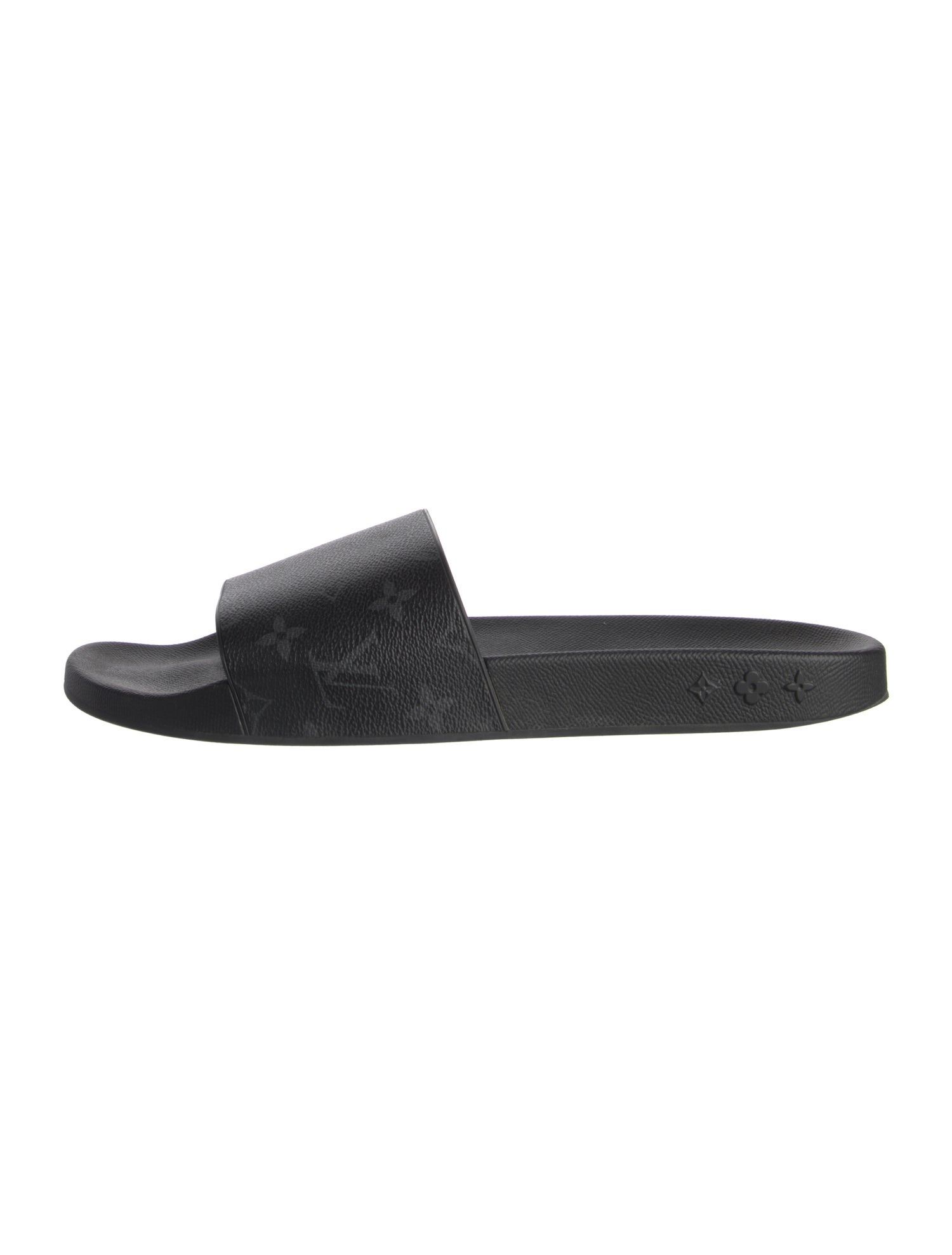 Louis Vuitton LV Monogram Slides - Black Sandals, Shoes - LOU1052342 ...