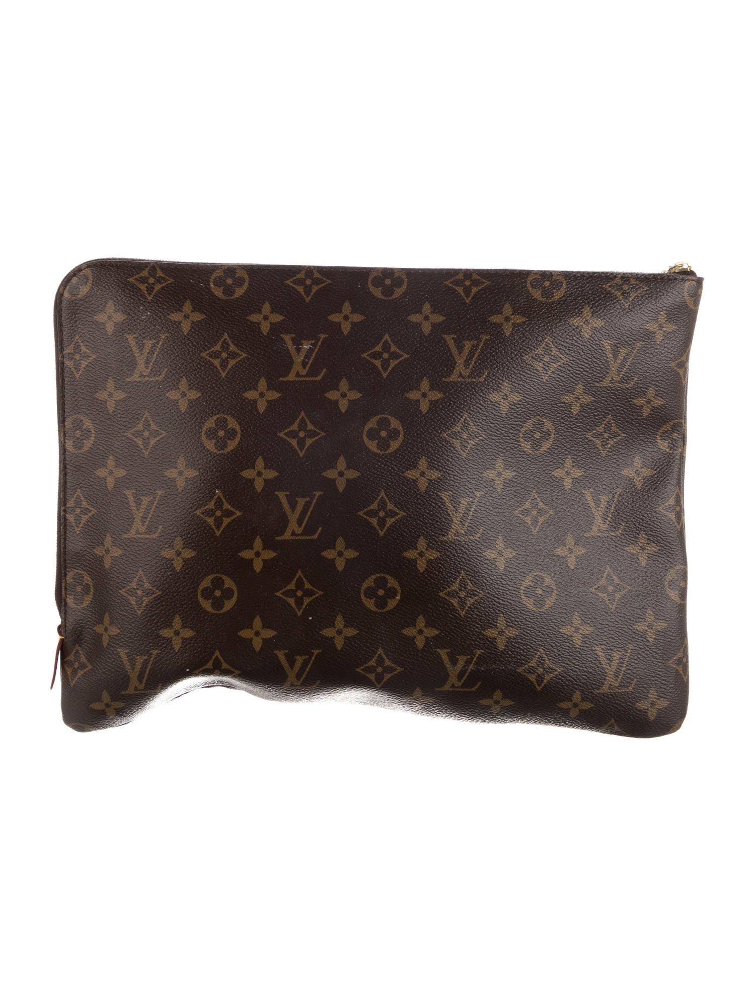 Louis Vuitton LV Monogram Poche Documents - Brown Portfolios & Pouches ...