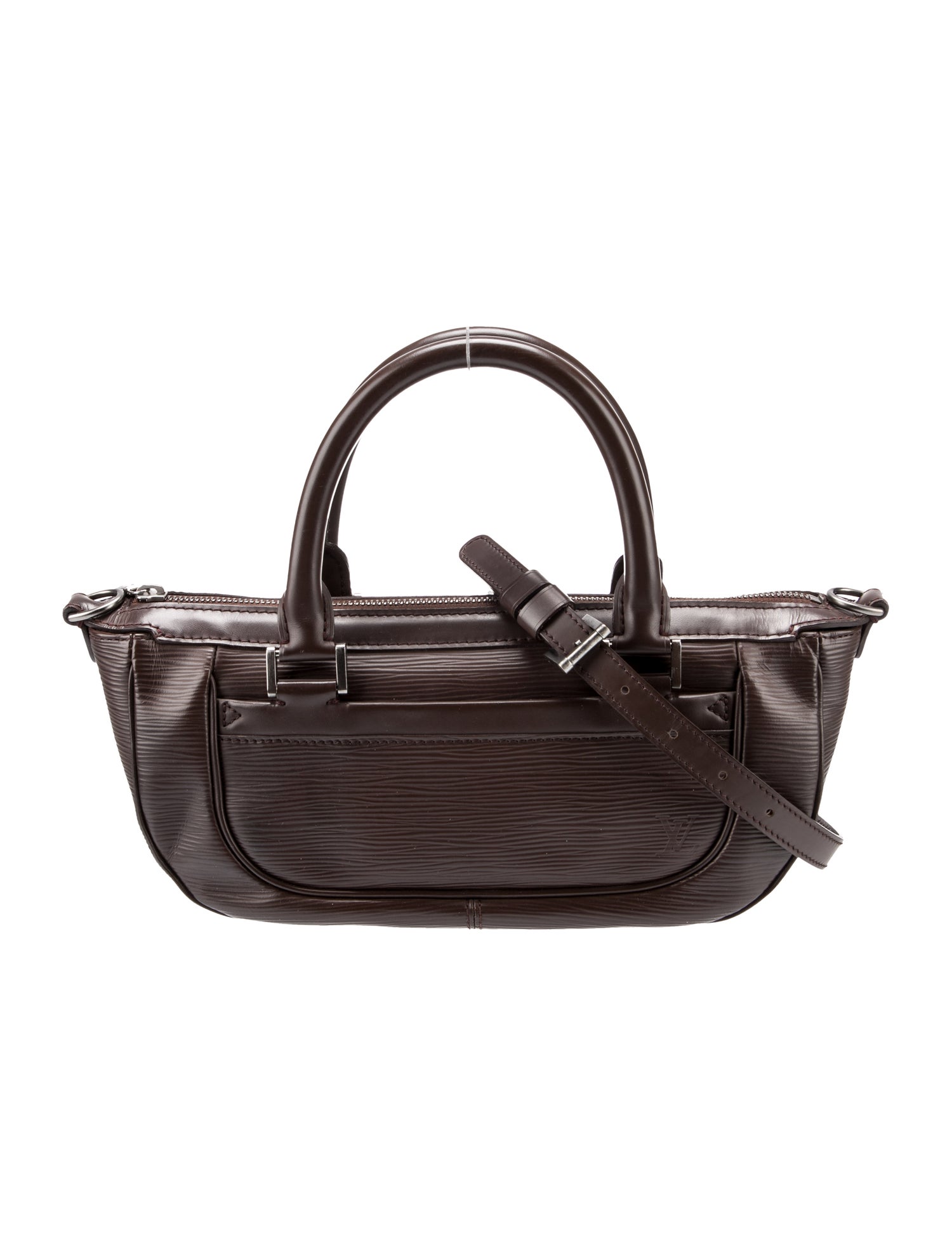 Louis Vuitton Epi Leather Top Handle Bag PM - Brown Handle Bags ...