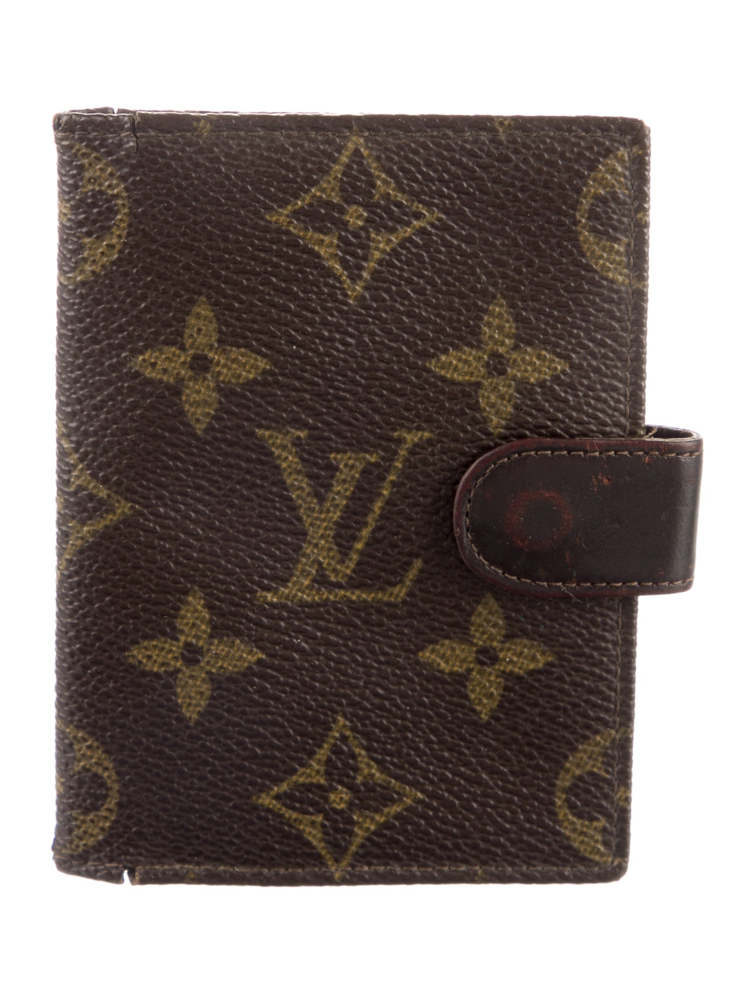 Louis Vuitton LV Monogram Coated Canvas Card Case - Brown Wallets ...