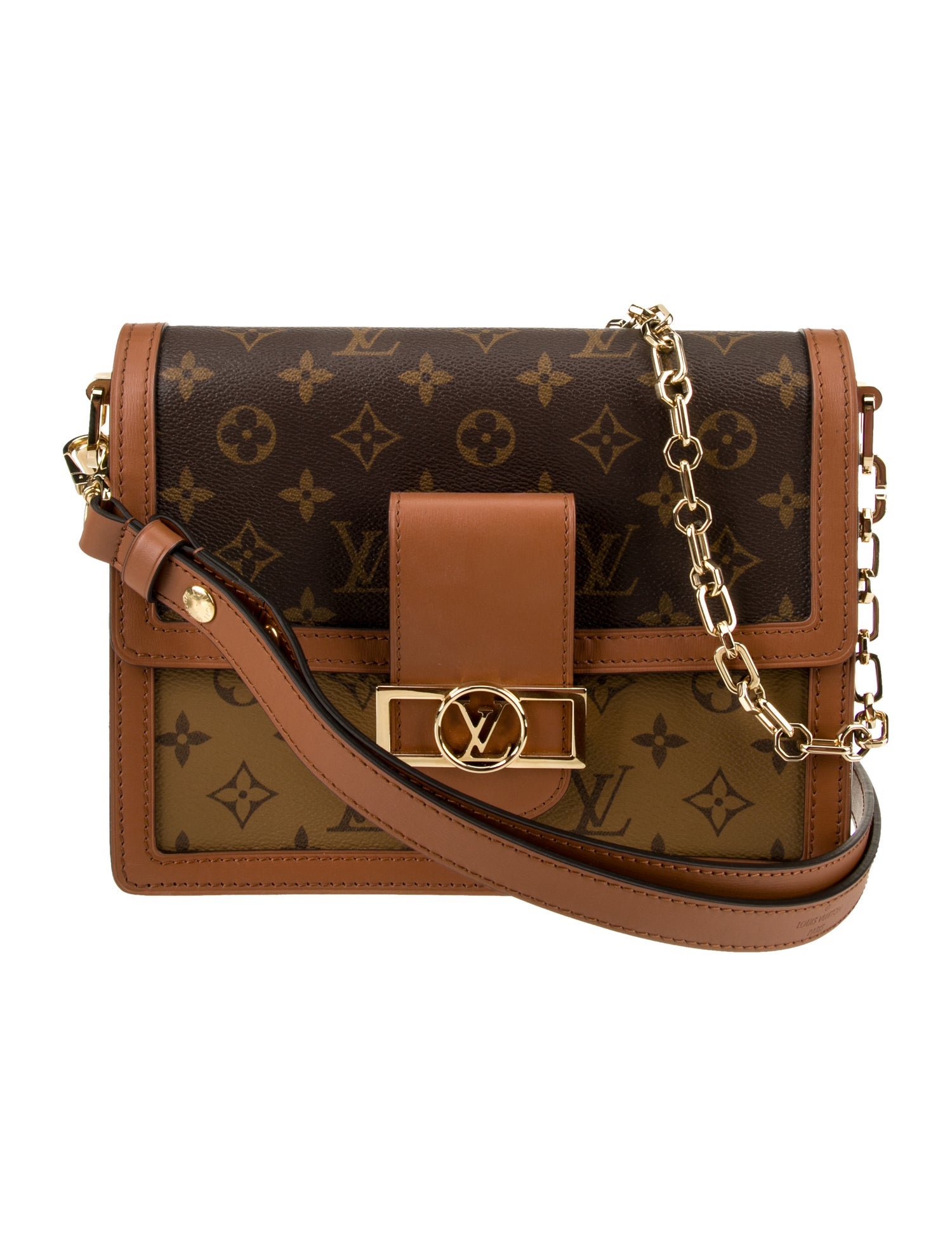 Louis Vuitton Monogram Reverse Shoulder Bag MM - Brown Shoulder Bags ...