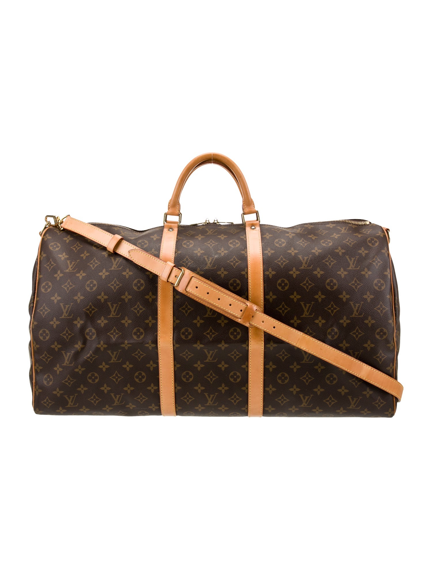 Louis Vuitton LV Monogram Weekender Bag Vintage - Brown Luggage and ...