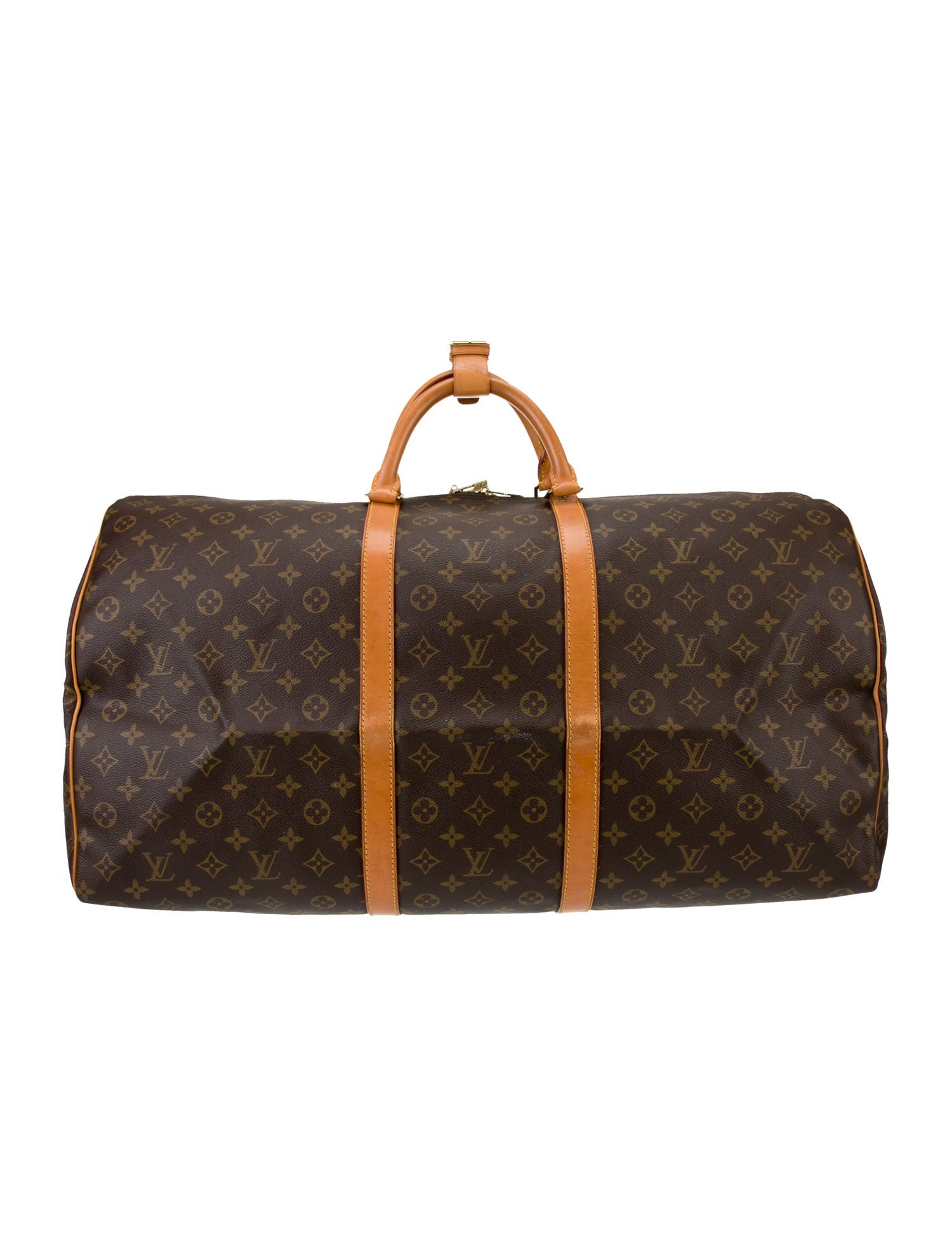 Louis Vuitton LV Monogram Keepall 60 Vintage - Brown Luggage and Travel, Handbags - LOU1054769 ...