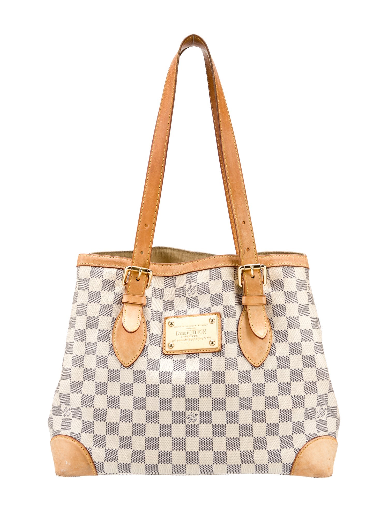 Louis Vuitton Damier Azur Hampstead MM - Neutrals Shoulder Bags ...