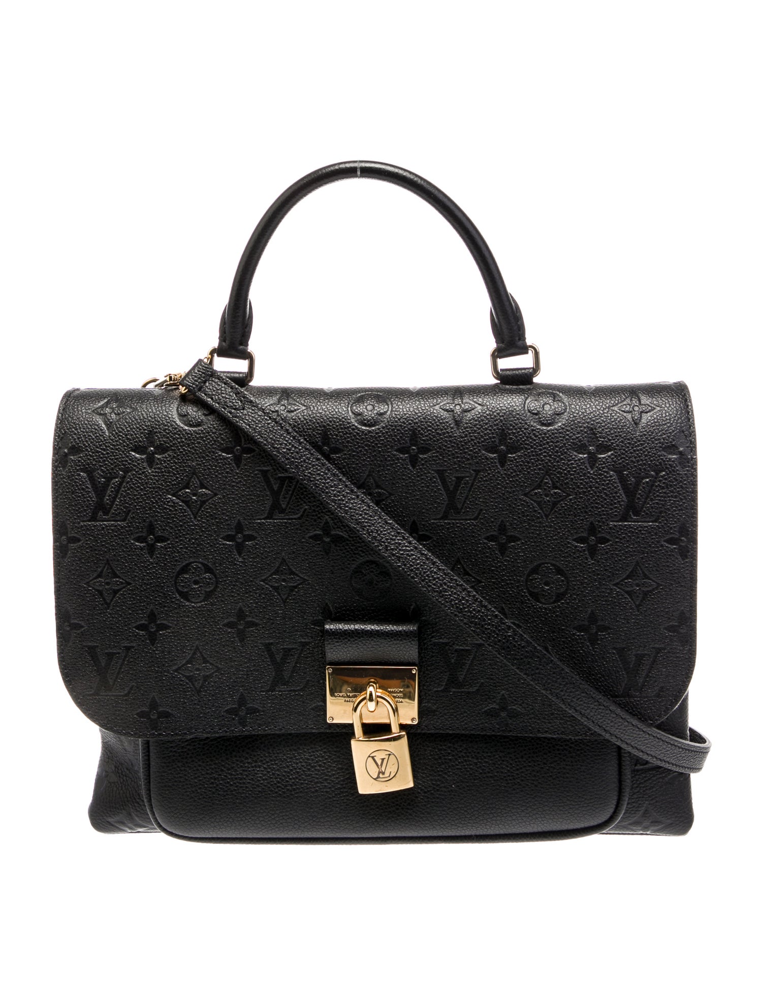 Louis Vuitton LV Monogram Top Handle Bag - Black Handle Bags, Handbags ...