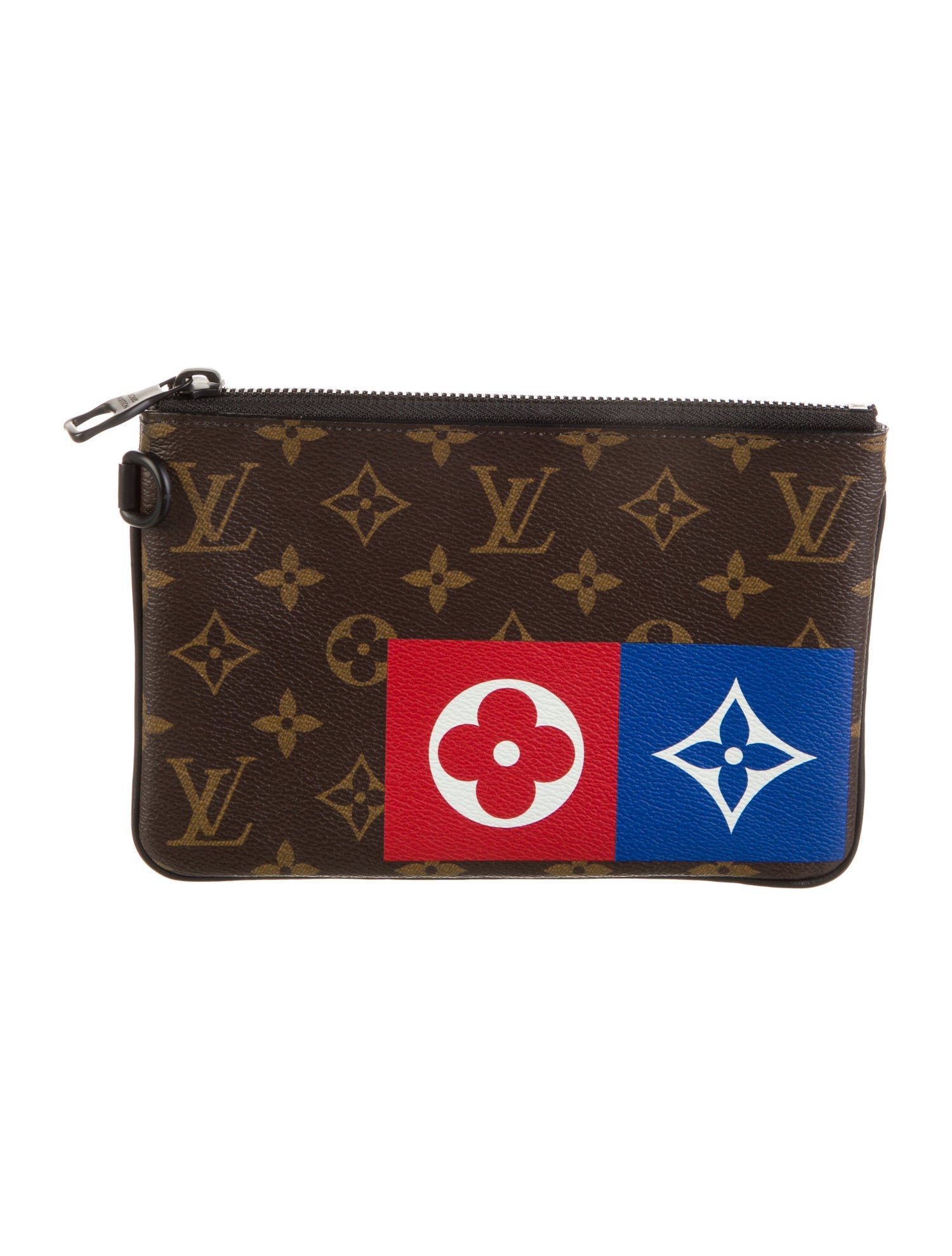 Louis Vuitton LV Monogram Monogram Logo Story Zipped Pouch - Brown ...