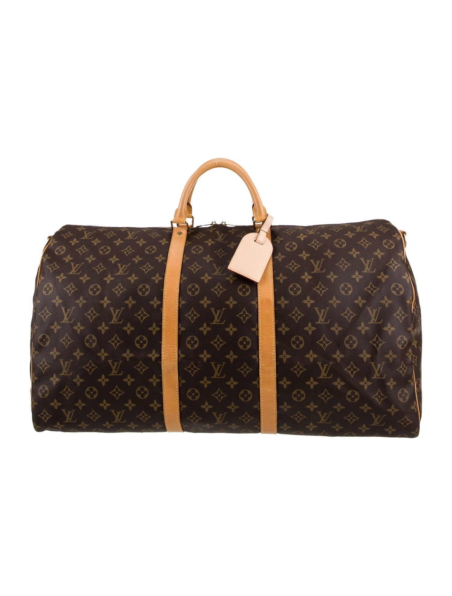 Louis Vuitton LV Monogram Weekender Bag 60 - Brown Luggage and Travel ...