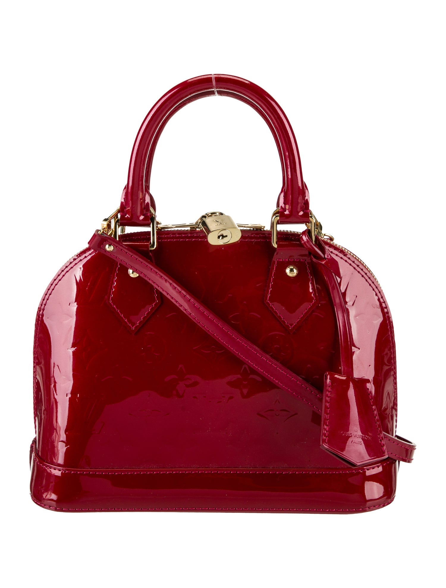 Louis Vuitton LV Monogram Alma BB - Red Handle Bags, Handbags ...