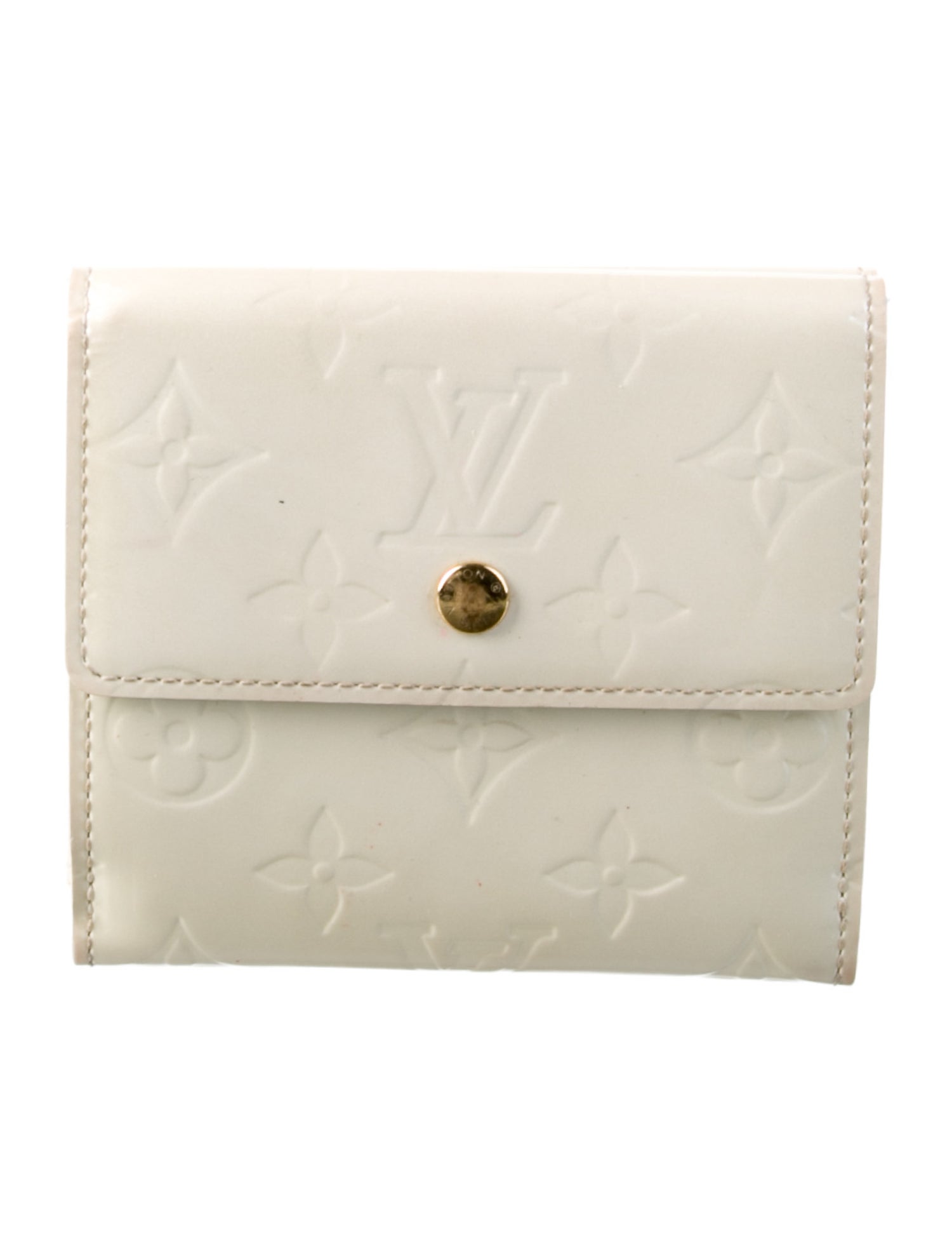 Louis Vuitton Monogram Vernis Vernis Patent Leather Elise Wallet ...