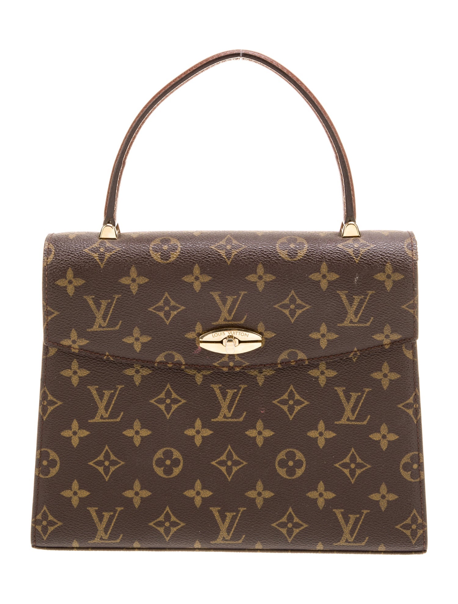 Louis Vuitton LV Monogram Malesherbes - Brown Handle Bags, Handbags ...