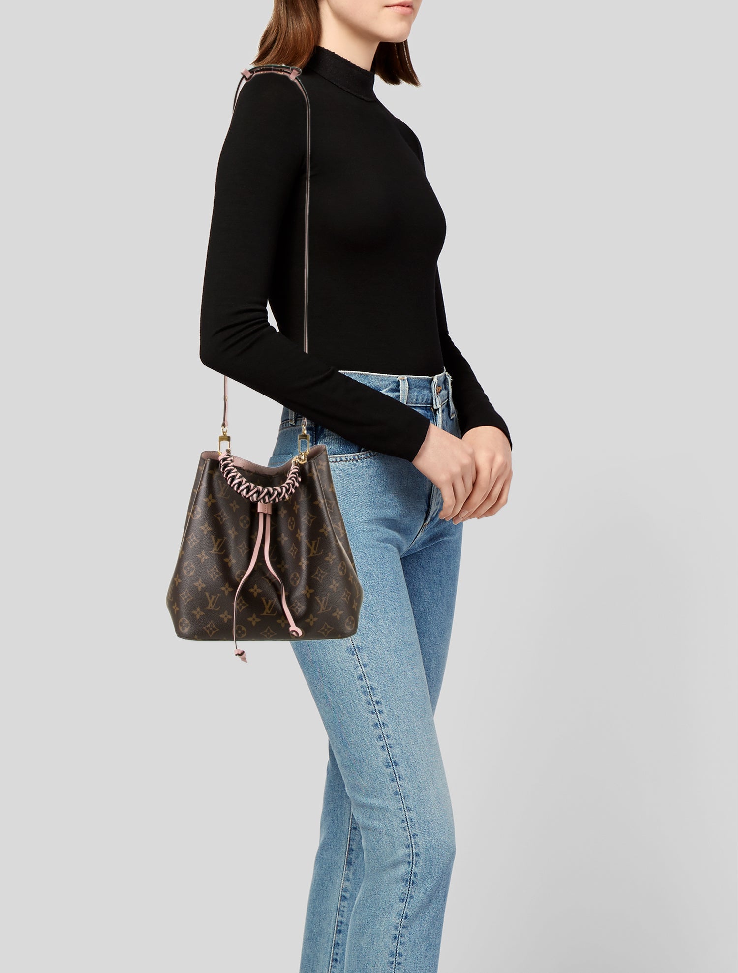 Louis Vuitton LV Monogram Néonoé MM - Brown Bucket Bags, Handbags ...