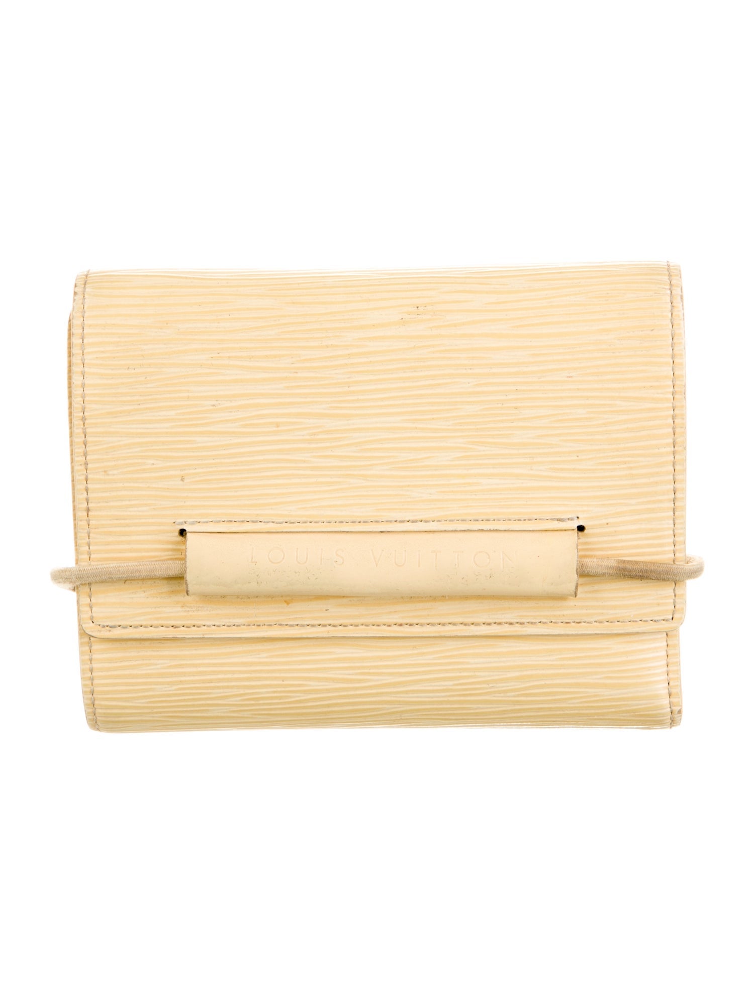 Louis Vuitton Vintage 2001 Elastique Wallet - Yellow Wallets ...