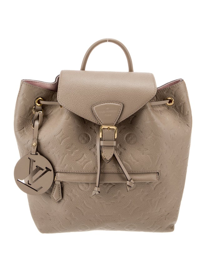 Christian Dior Leather Backpack - Grey Backpacks, Handbags - CHR457484 ...
