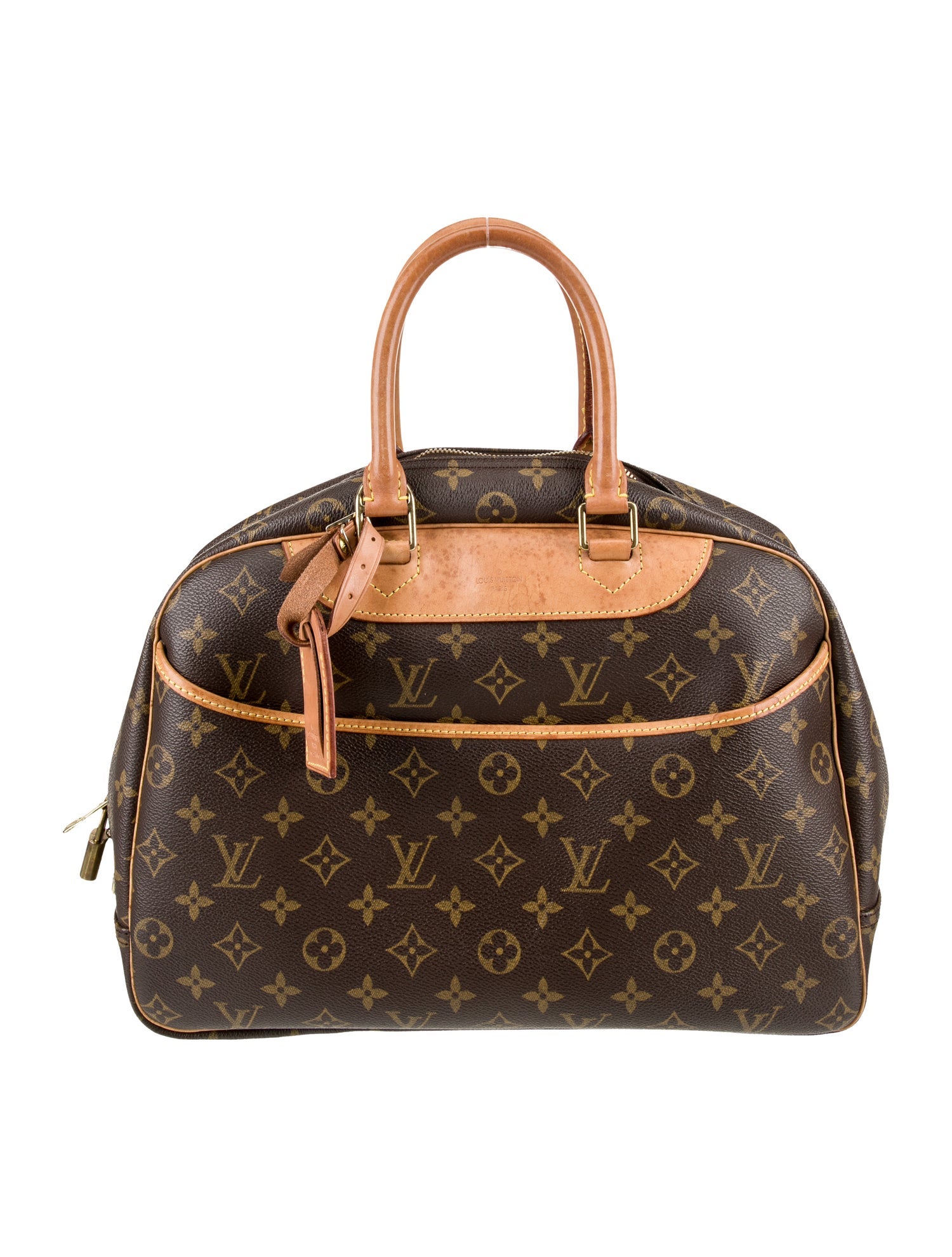 Louis Vuitton LV Monogram Deauville Vintage - Brown Handle Bags ...