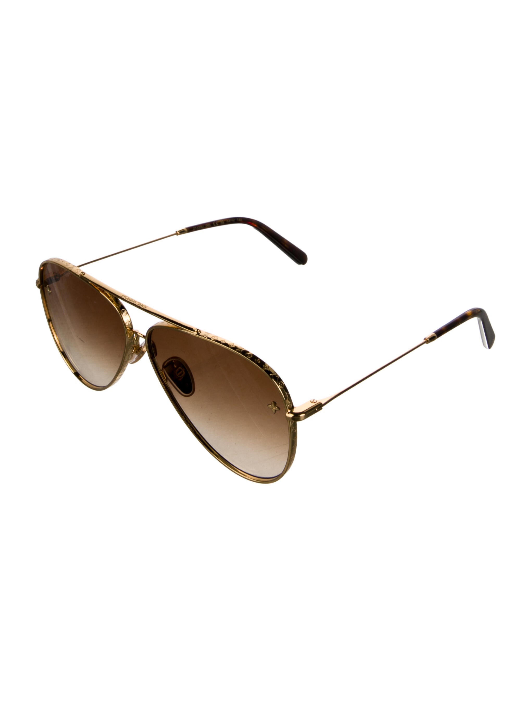 Louis Vuitton 2024 My LV Chain Pilot Sunglasses - Brown Sunglasses ...