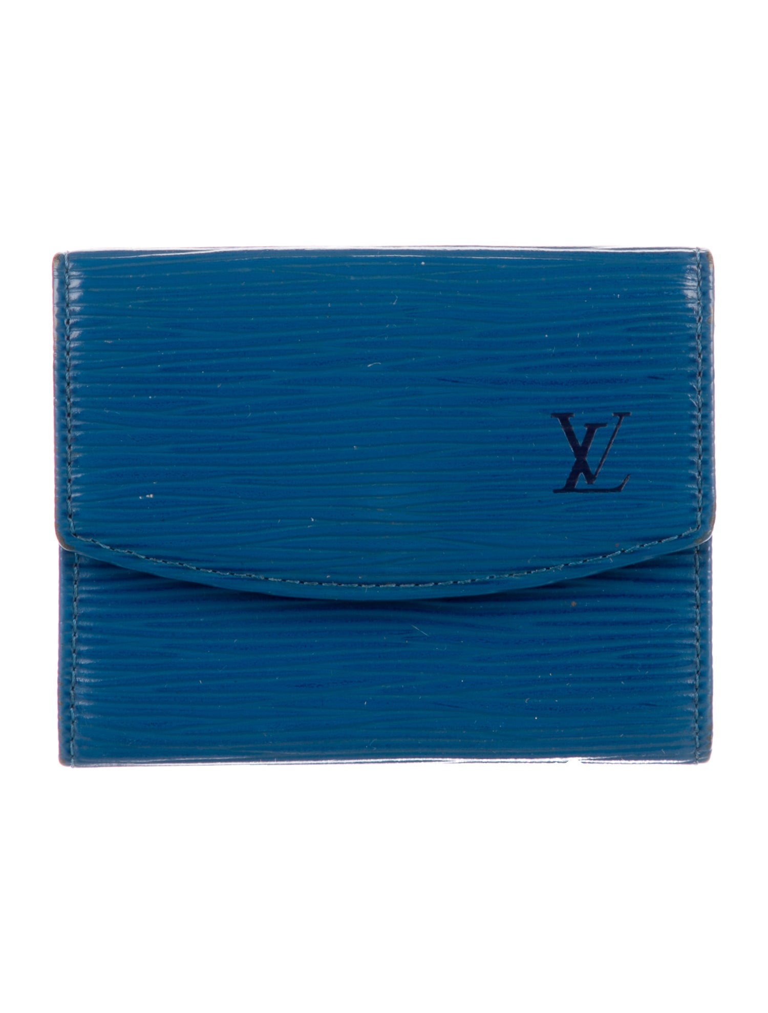 Louis Vuitton Epi Leather Card Case - Blue Wallets, Accessories ...