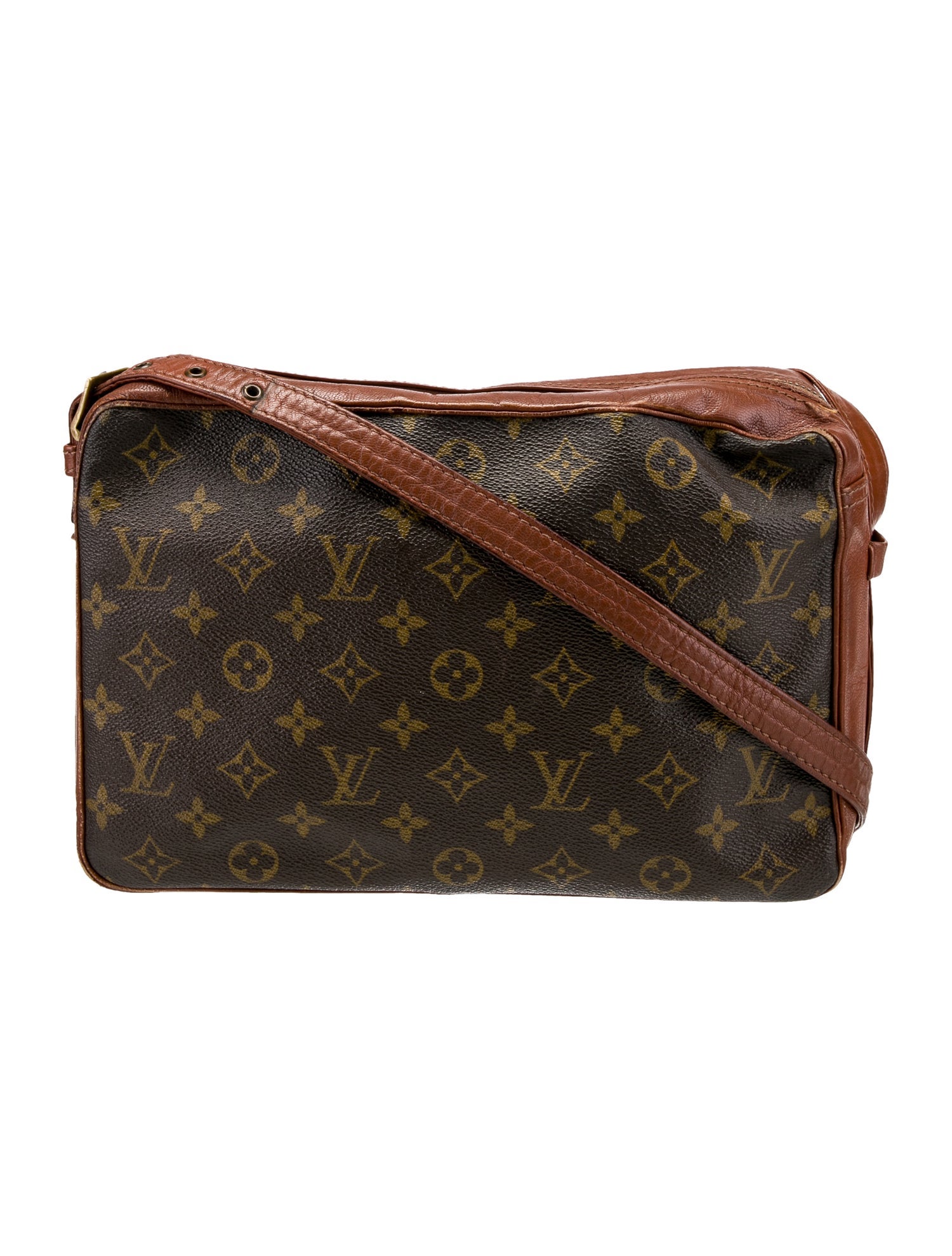 Louis Vuitton Monogram Crossbody Bag Vintage - Brown Crossbody Bags ...
