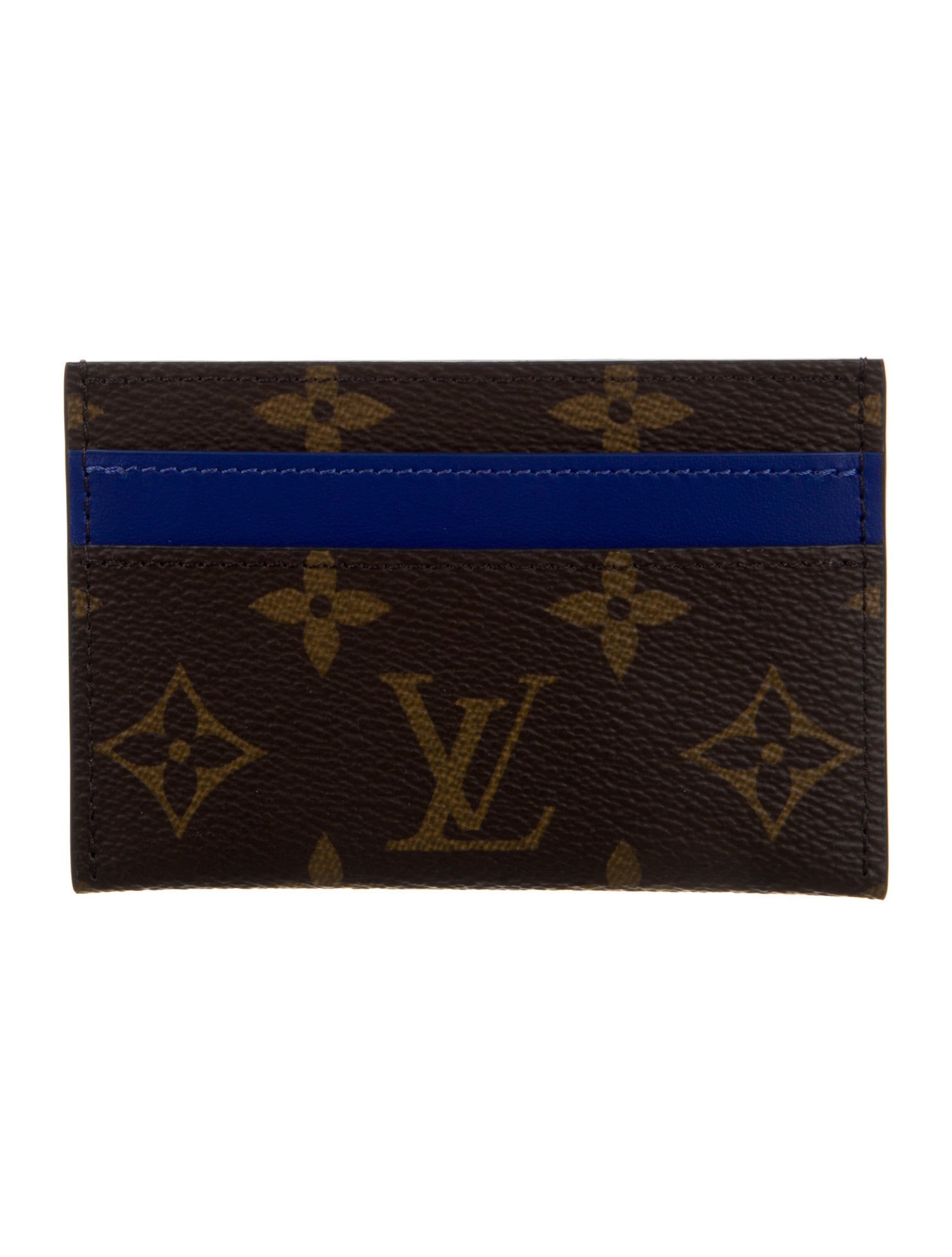 Louis Vuitton LV Monogram Coated Canvas Card Case - Brown Wallets ...