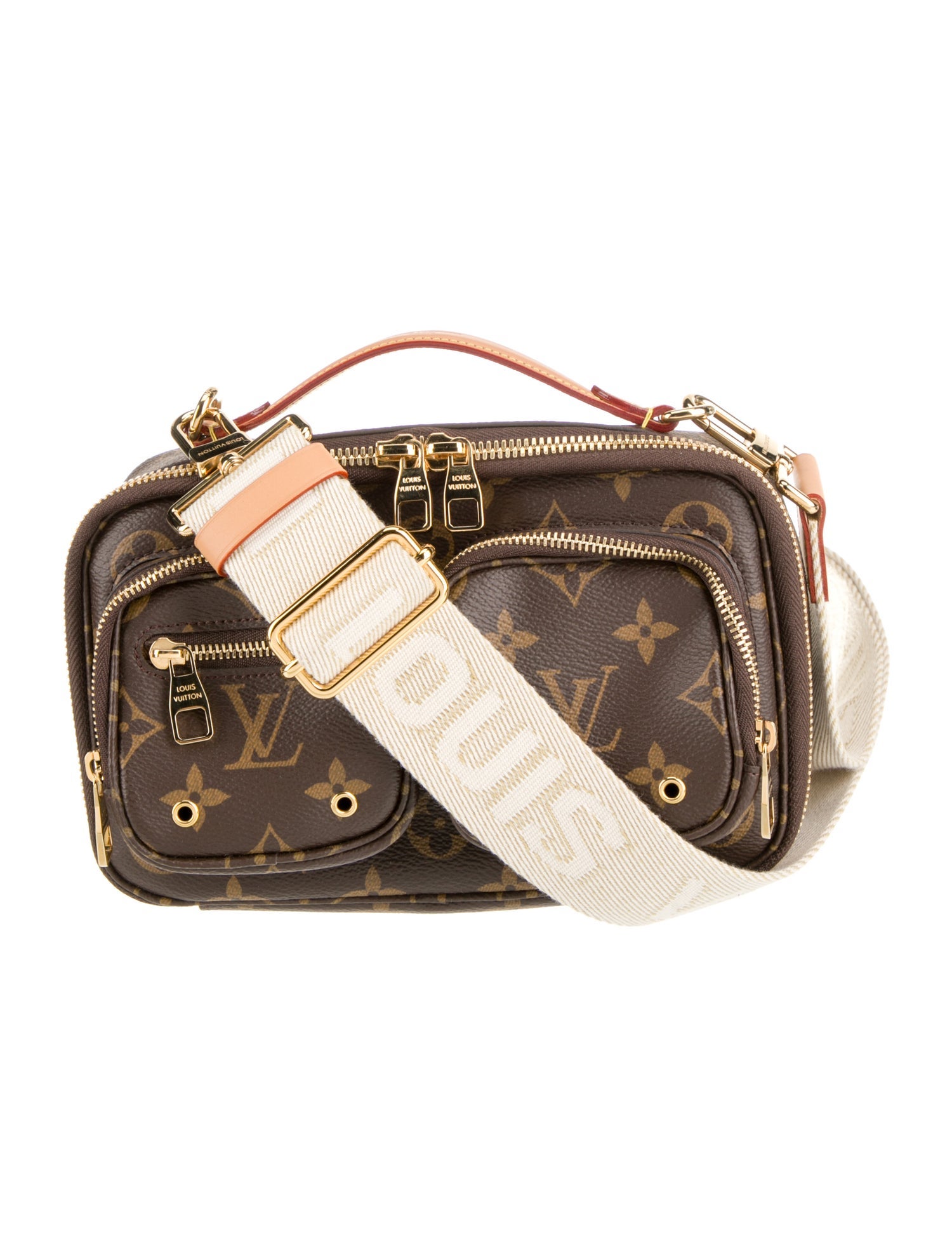 Louis Vuitton LV Monogram Utility - Brown Handle Bags, Handbags ...