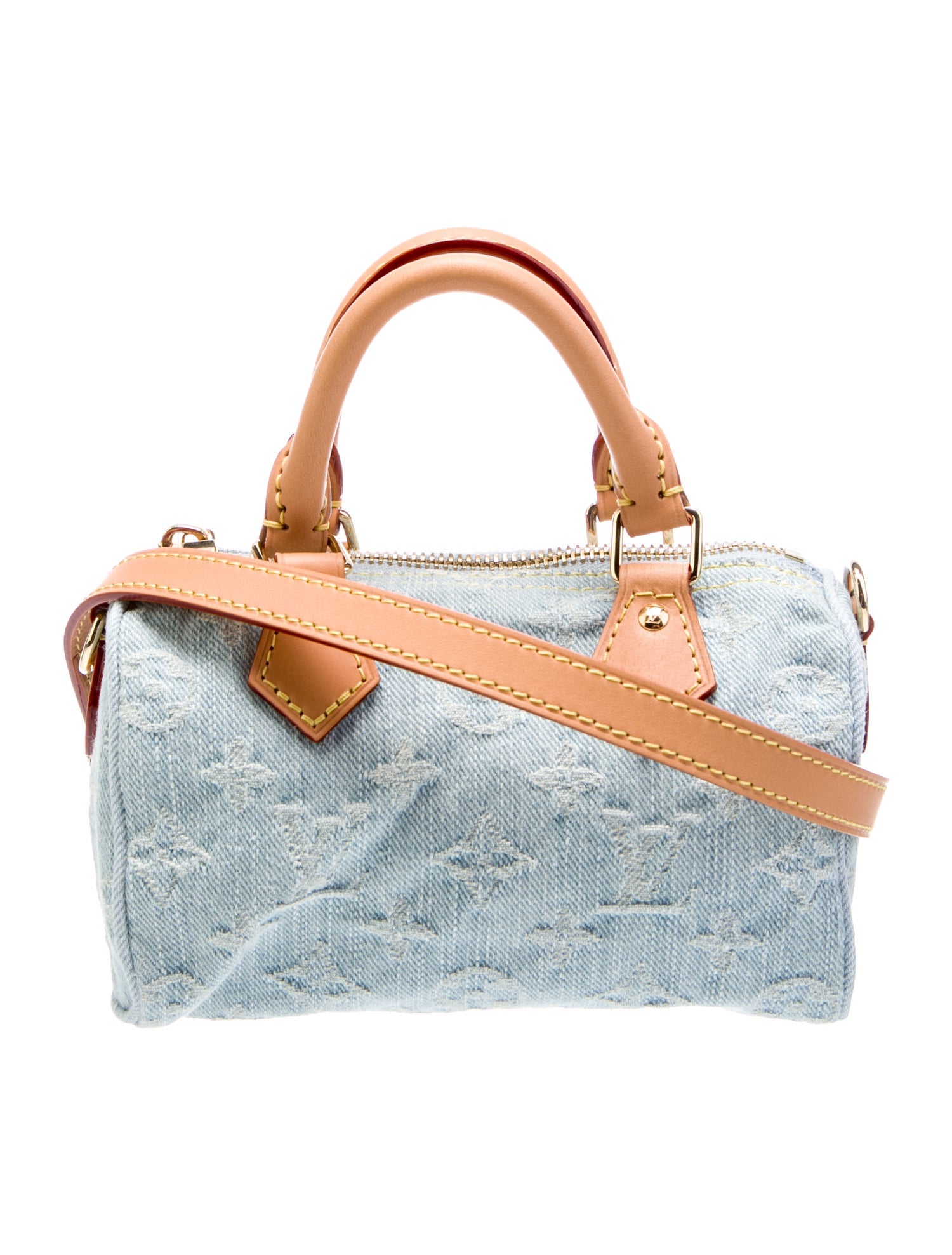 Louis Vuitton LV Monogram Speedy Nano - Blue Mini Bags, Handbags ...