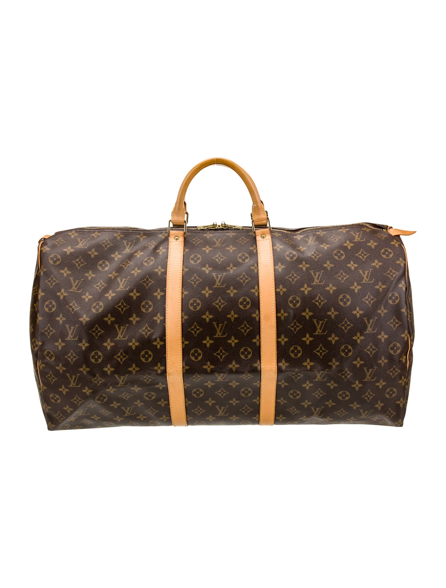 Louis Vuitton LV Monogram Weekender Bag Vintage - Brown Luggage and ...