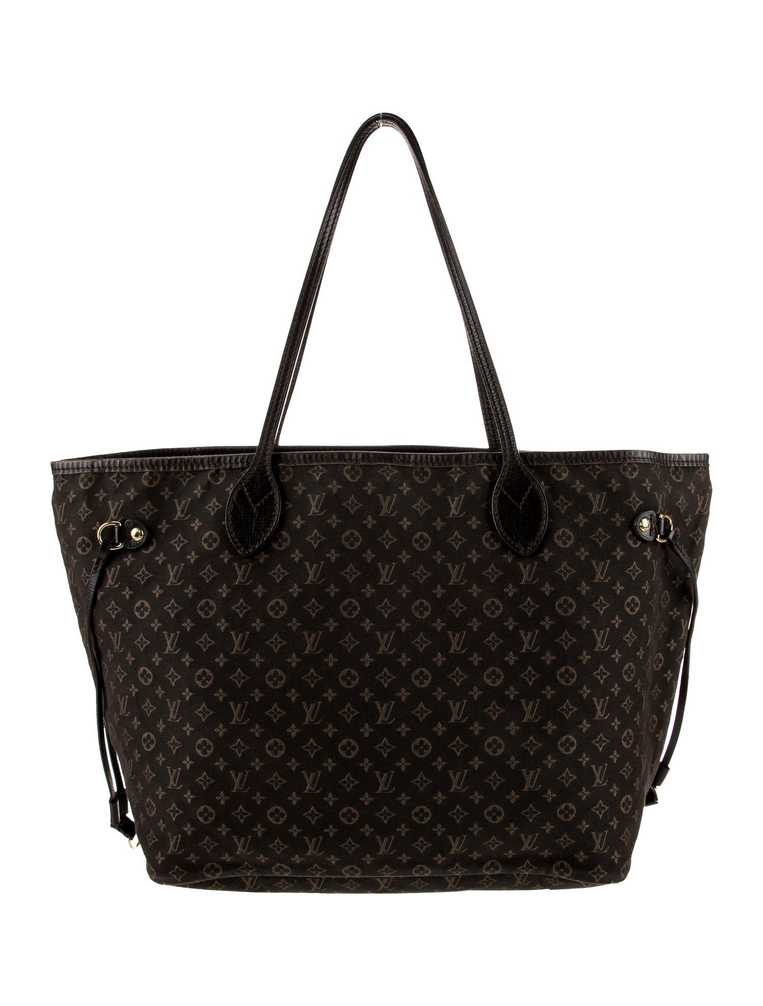 Louis Vuitton Monogram Mini Lin Neverfull MM - Brown Totes, Handbags ...