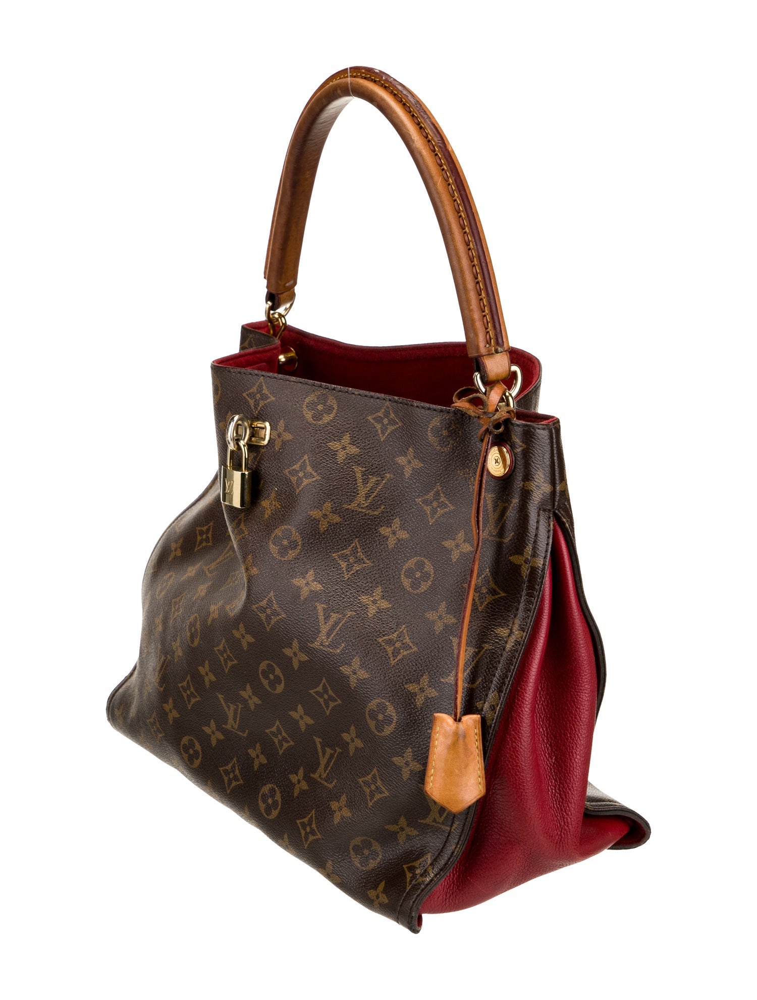 Louis Vuitton LV Monogram Top Handle Bag - Brown Hobos, Handbags ...