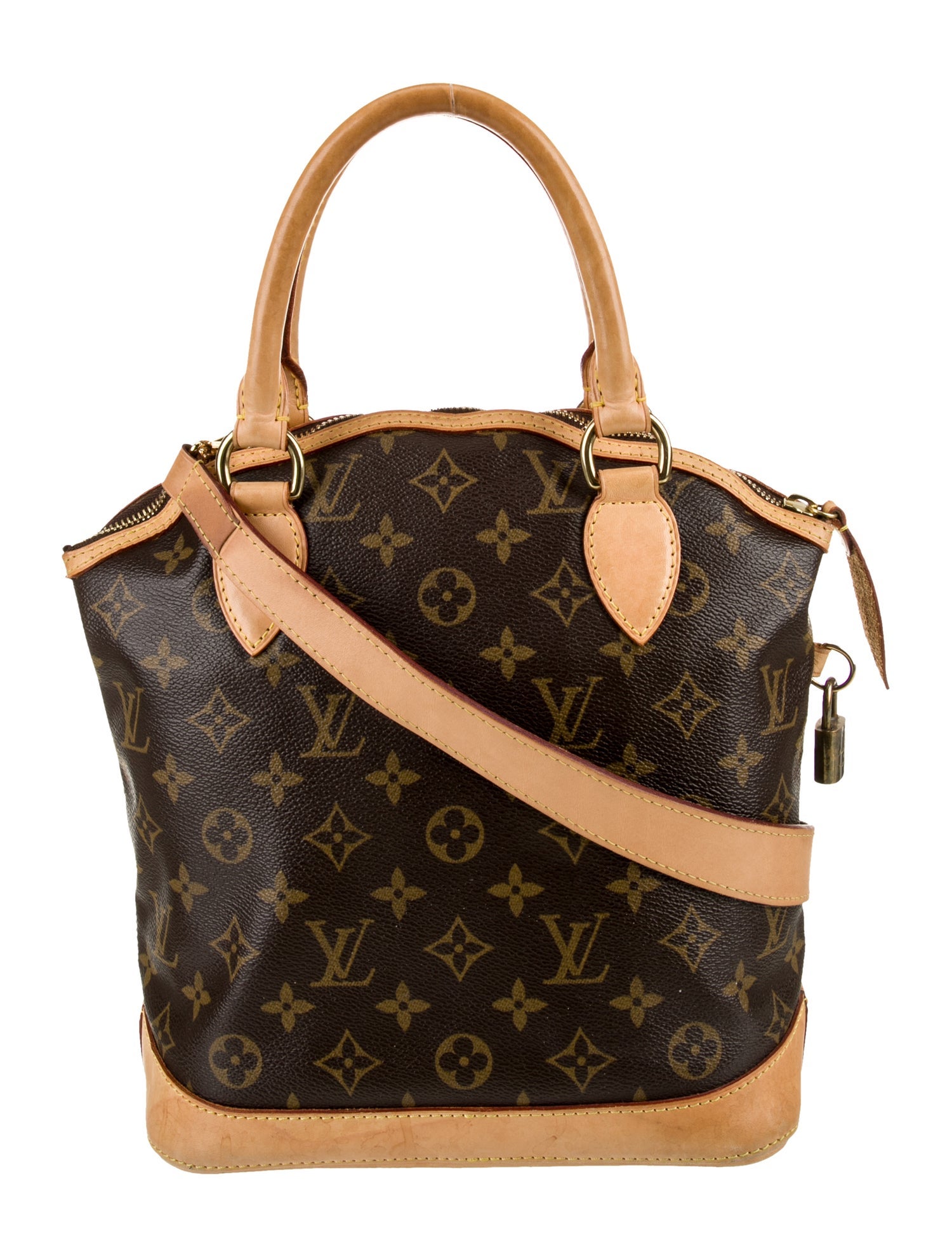 Louis Vuitton LV Monogram Lockit PM Vintage - Brown Handle Bags ...