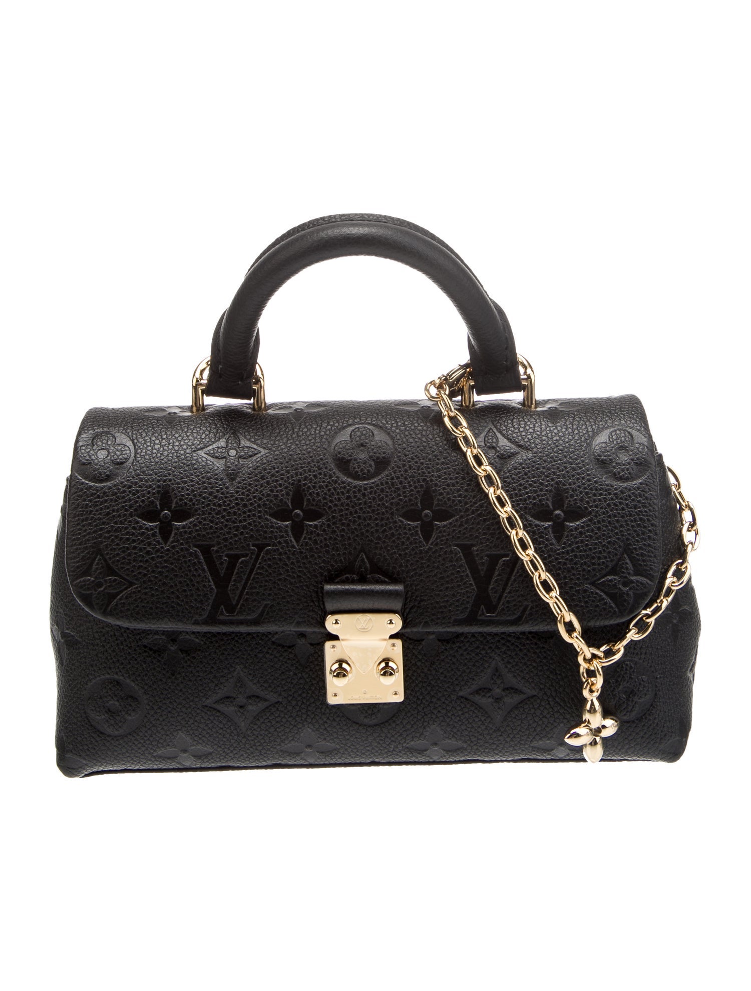Louis Vuitton LV Monogram Madeleine Nano w/ Tags - Black Handle Bags ...