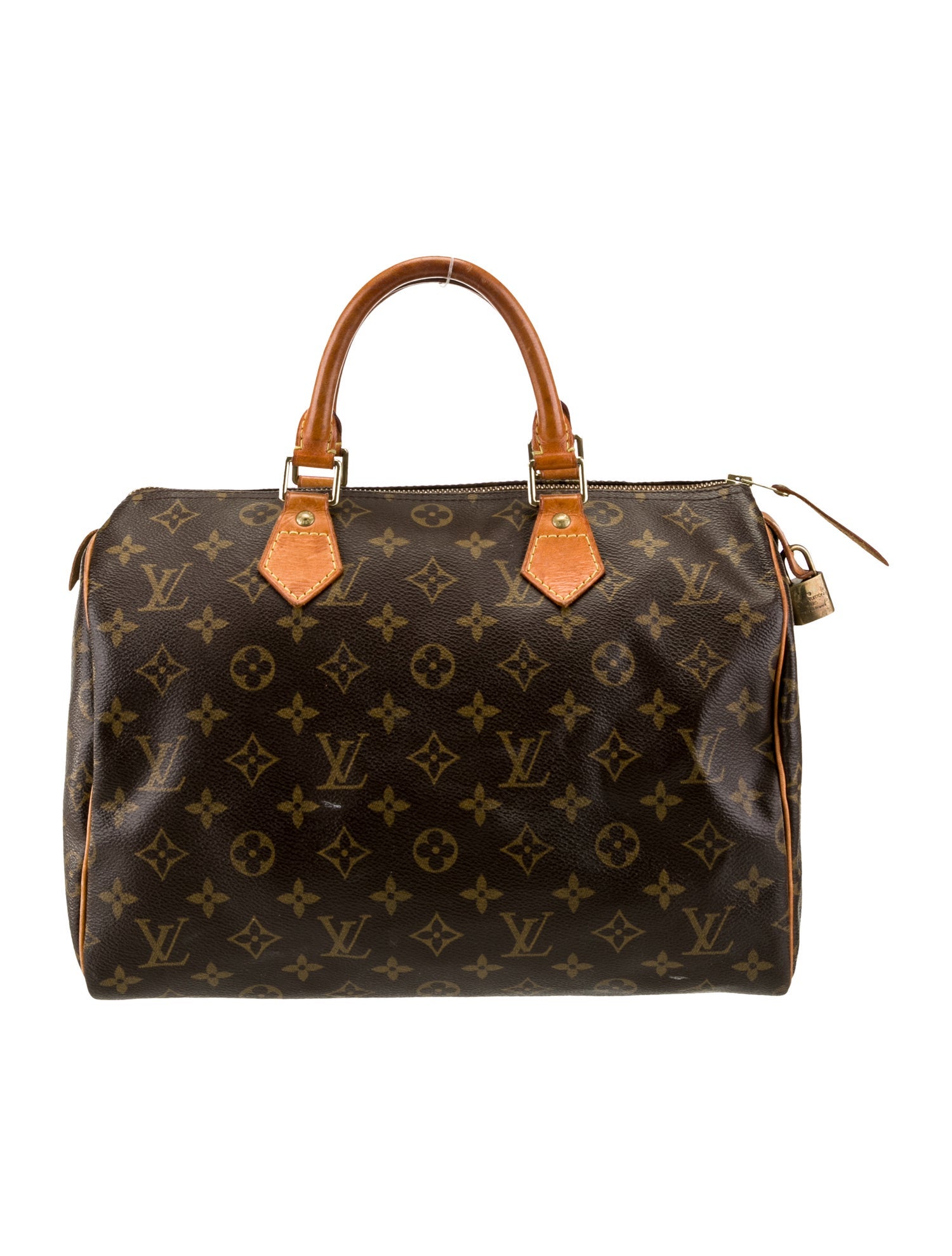 Louis Vuitton LV Monogram Speedy 30 Vintage - Brown Handle Bags ...