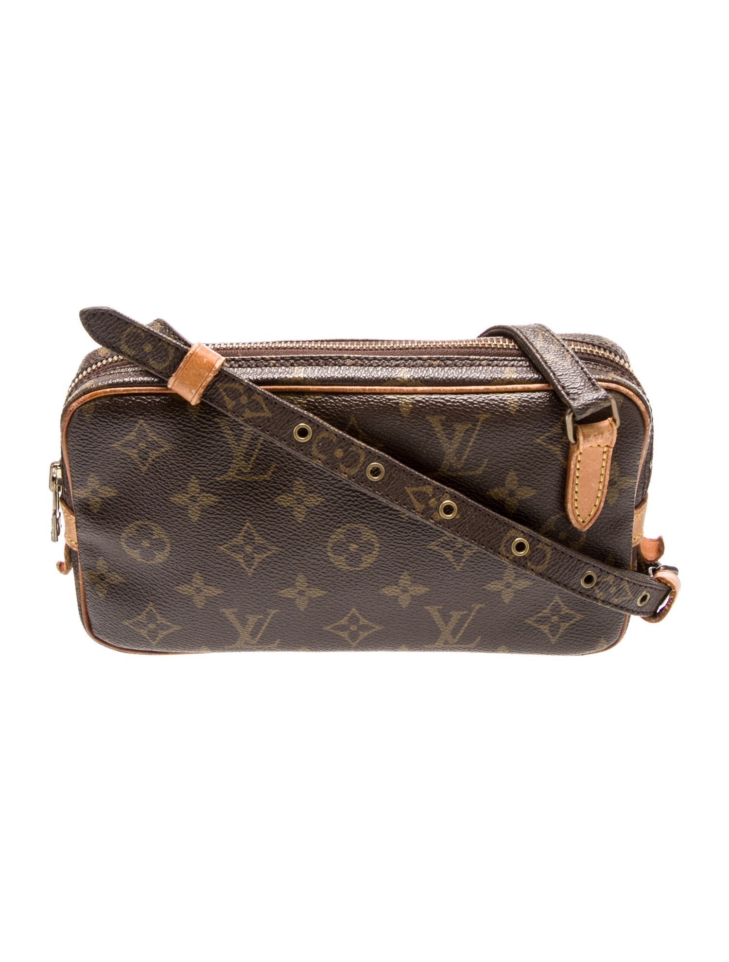 Louis Vuitton LV Monogram Pochette Marly Bandoulière Vintage - Brown ...