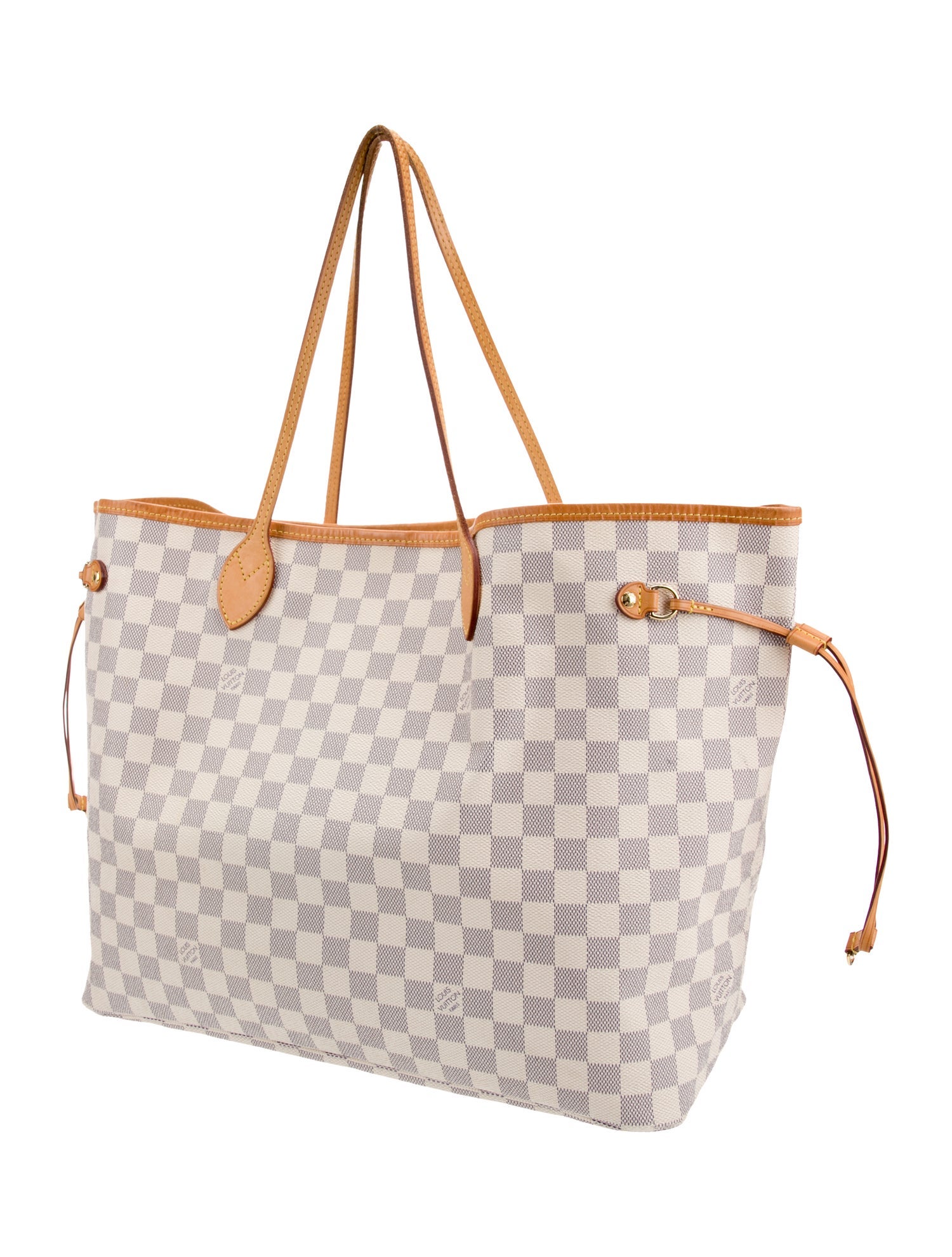 Louis Vuitton Damier Azur Neverfull MM - Neutrals Totes, Handbags ...