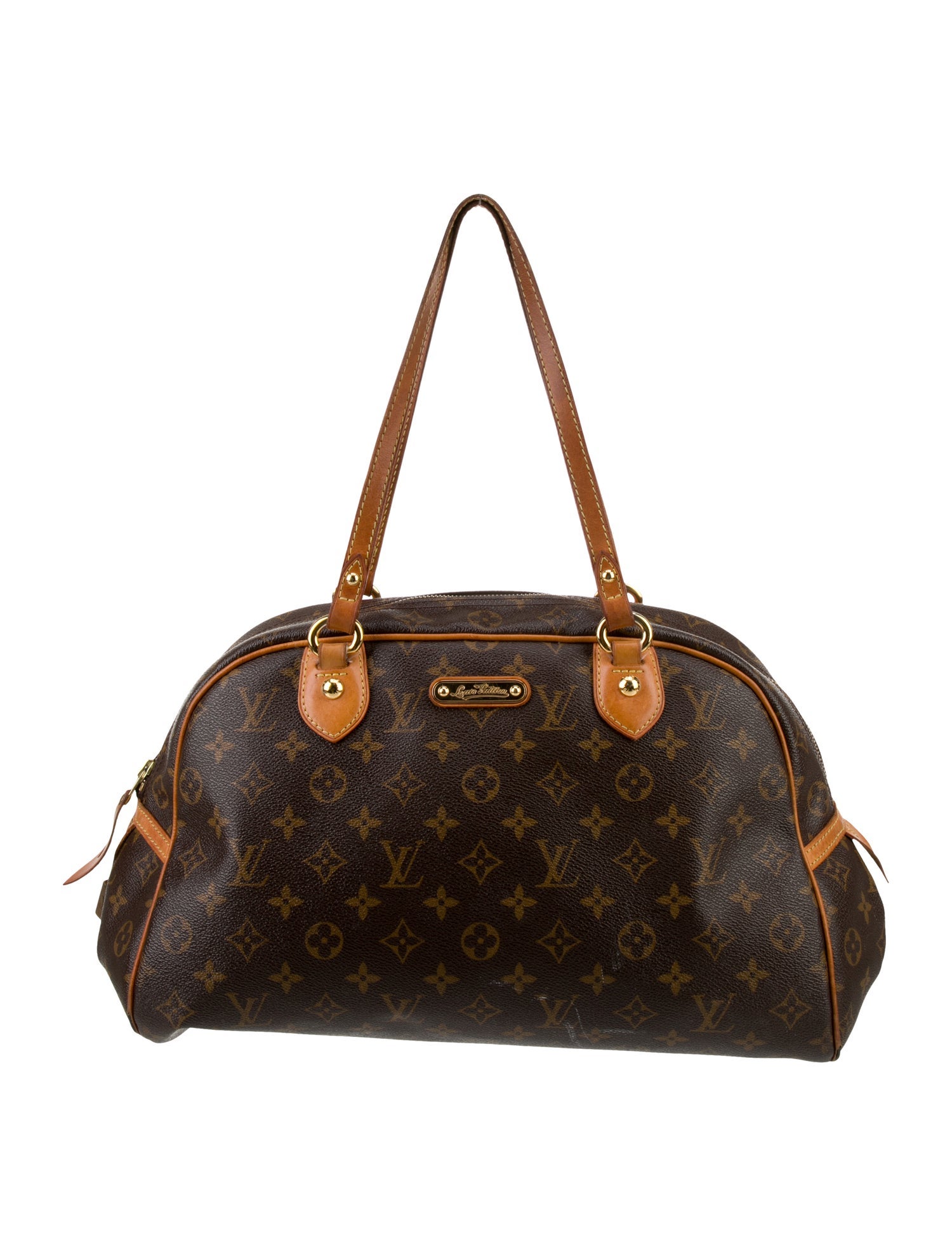 Louis Vuitton LV Monogram Montorgueil GM Vintage - Brown Shoulder Bags, Handbags - LOU1087503 ...