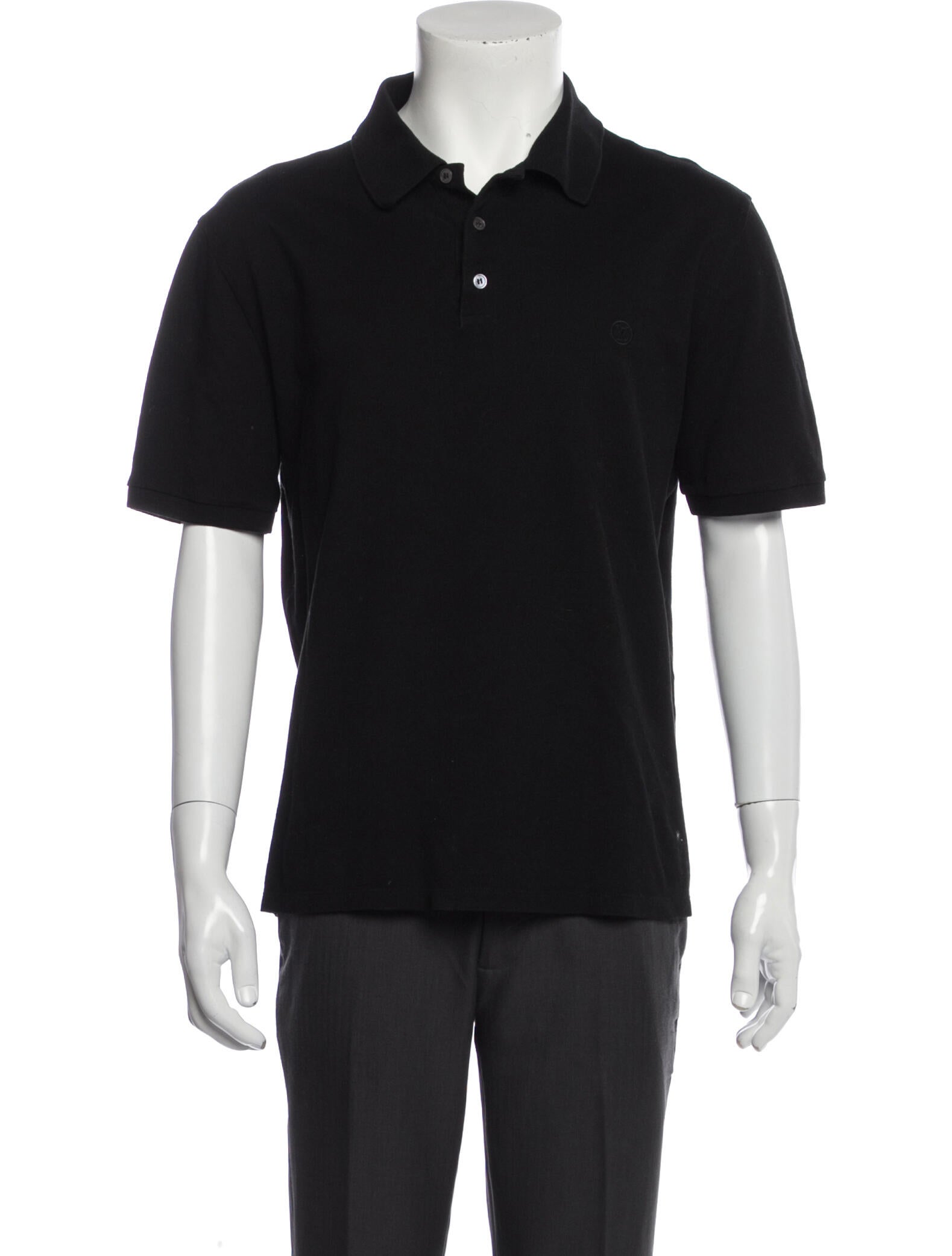 Louis Vuitton 2018 LV Monogram Polo Shirt - Black Polos, Clothing ...