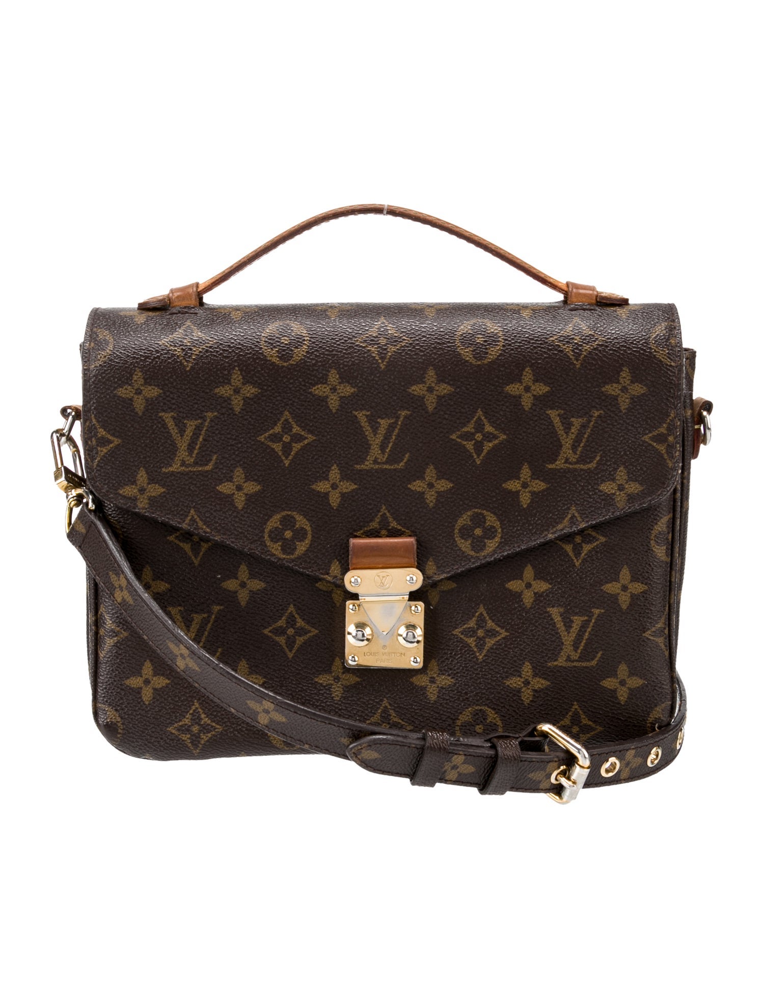Louis Vuitton LV Monogram Pochette Métis - Brown Handle Bags, Handbags ...