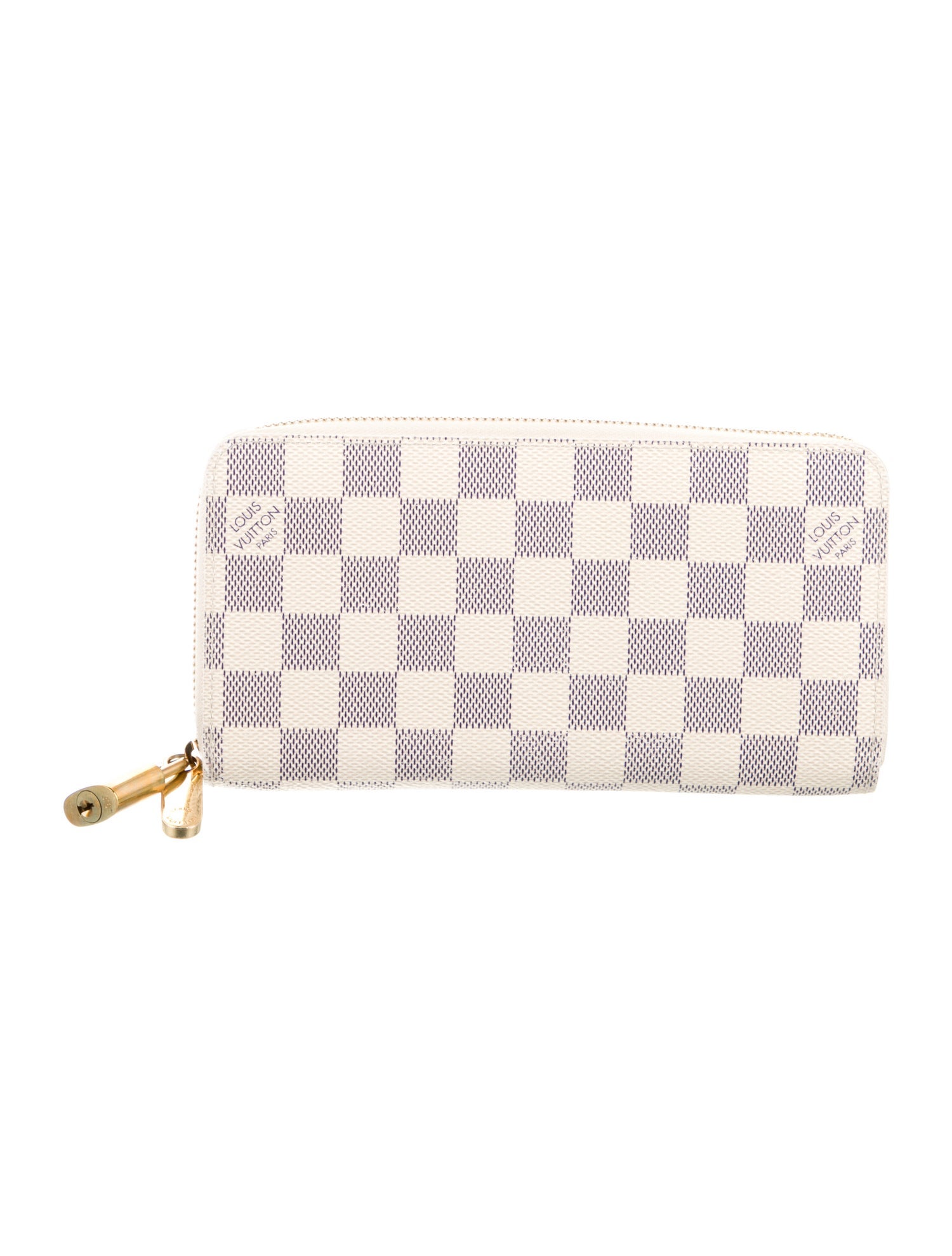 Louis Vuitton 2016 Damier Azur Pattern Zippy Wallet - Neutrals Wallets ...