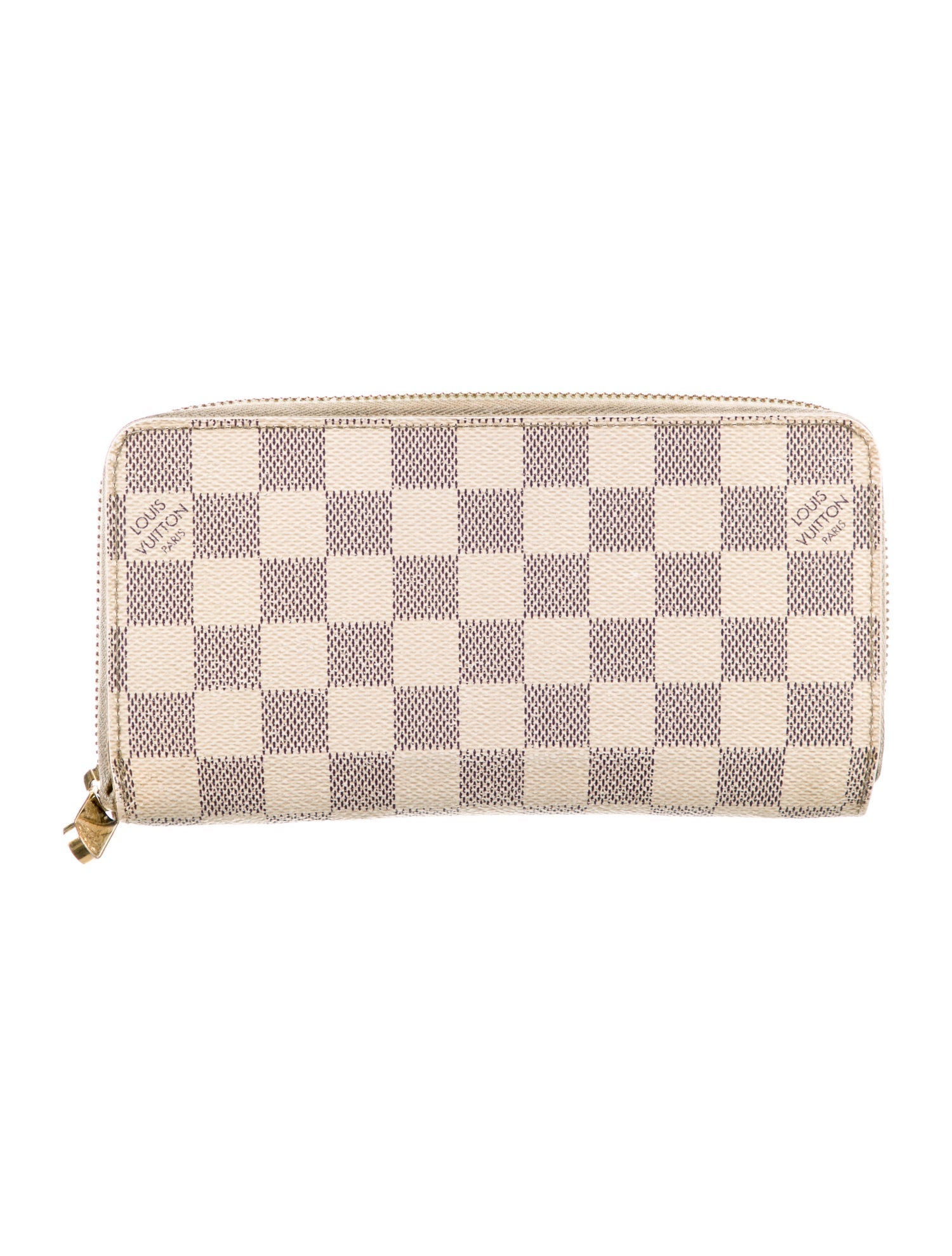 Louis Vuitton 2017 Damier Azur Pattern Zippy Wallet - Neutrals Wallets ...