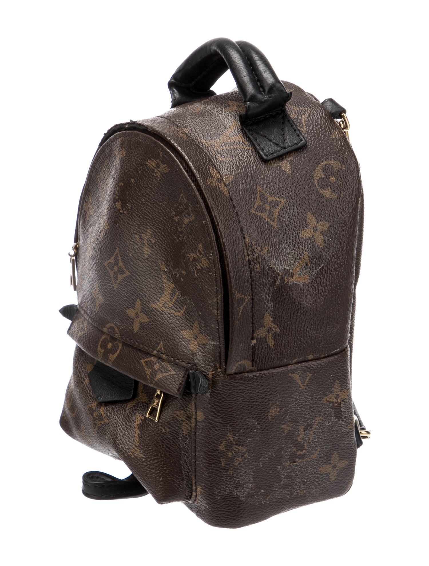 Louis Vuitton Monogram Mini Palm Springs - Brown Backpacks, Handbags ...
