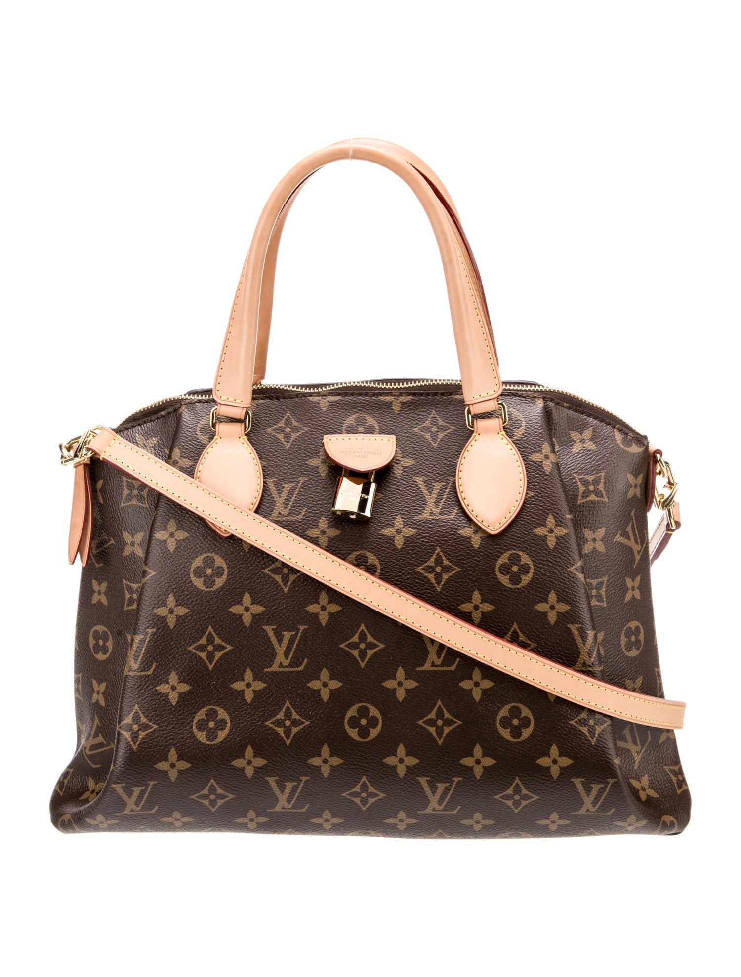 Louis Vuitton LV Monogram Rivoli MM - Brown Handle Bags, Handbags ...