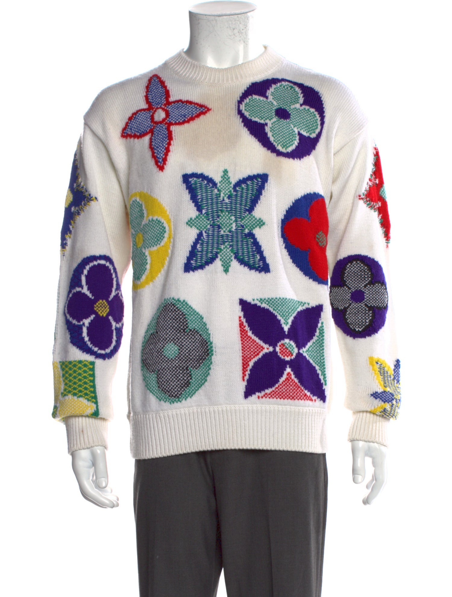 Louis Vuitton 2020 LV Monogram Pullover - Neutrals Sweaters, Clothing ...