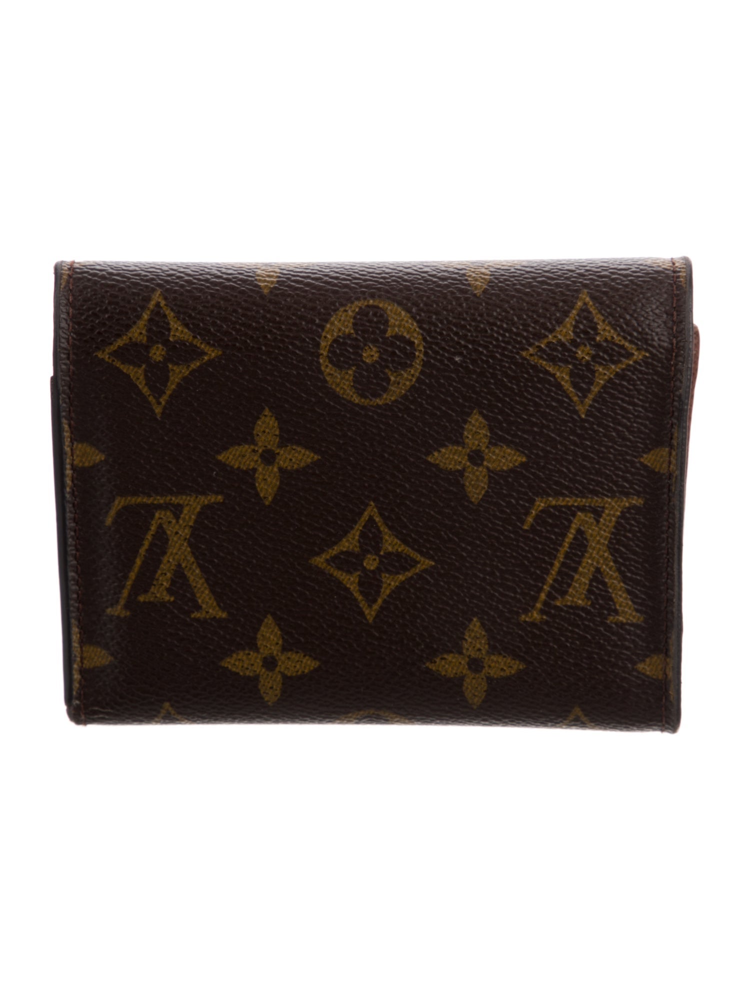 Louis Vuitton Monogram Pattern Coated Canvas Rosalie Coin Purse - Brown ...