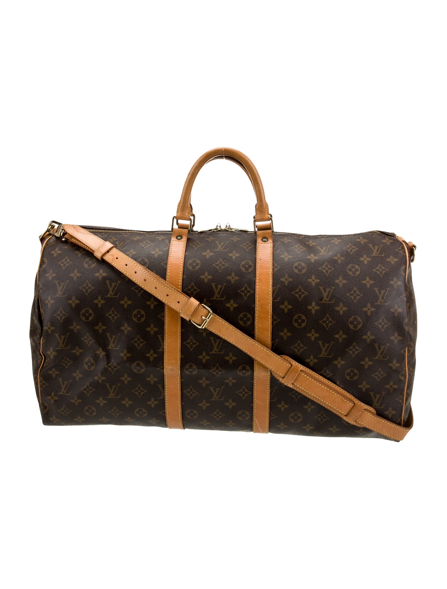 Louis Vuitton LV Monogram Weekender Bag Vintage - Brown Luggage and ...