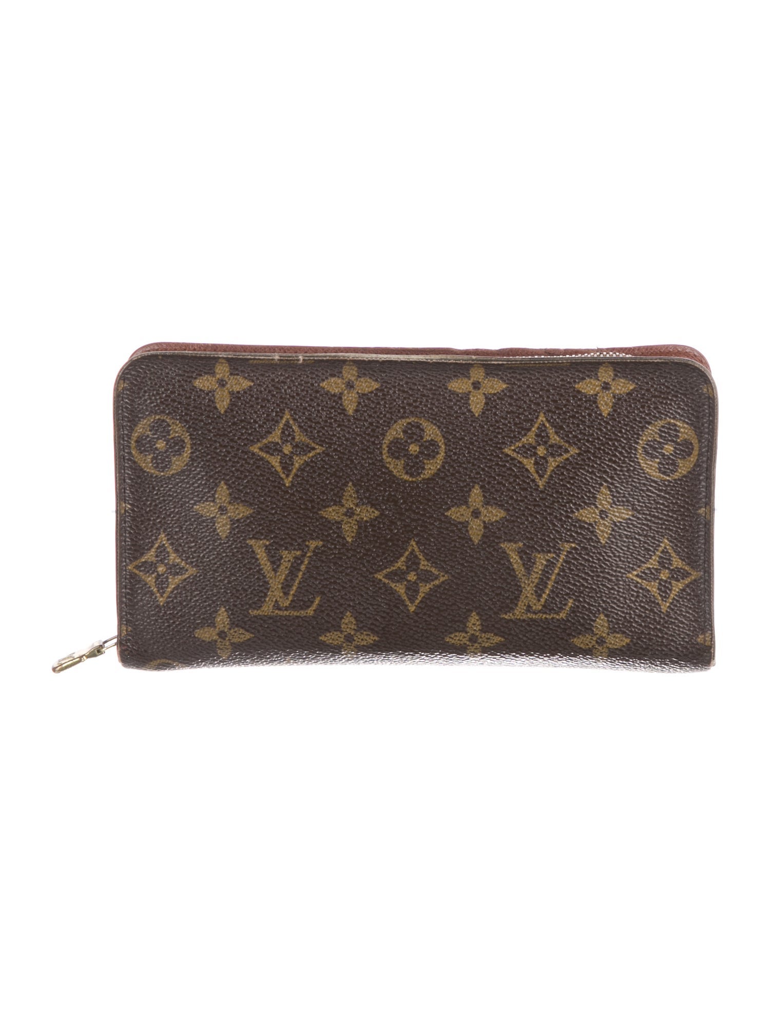 Louis Vuitton Monogram Pattern Coated Canvas Zippy Compact Wallet ...