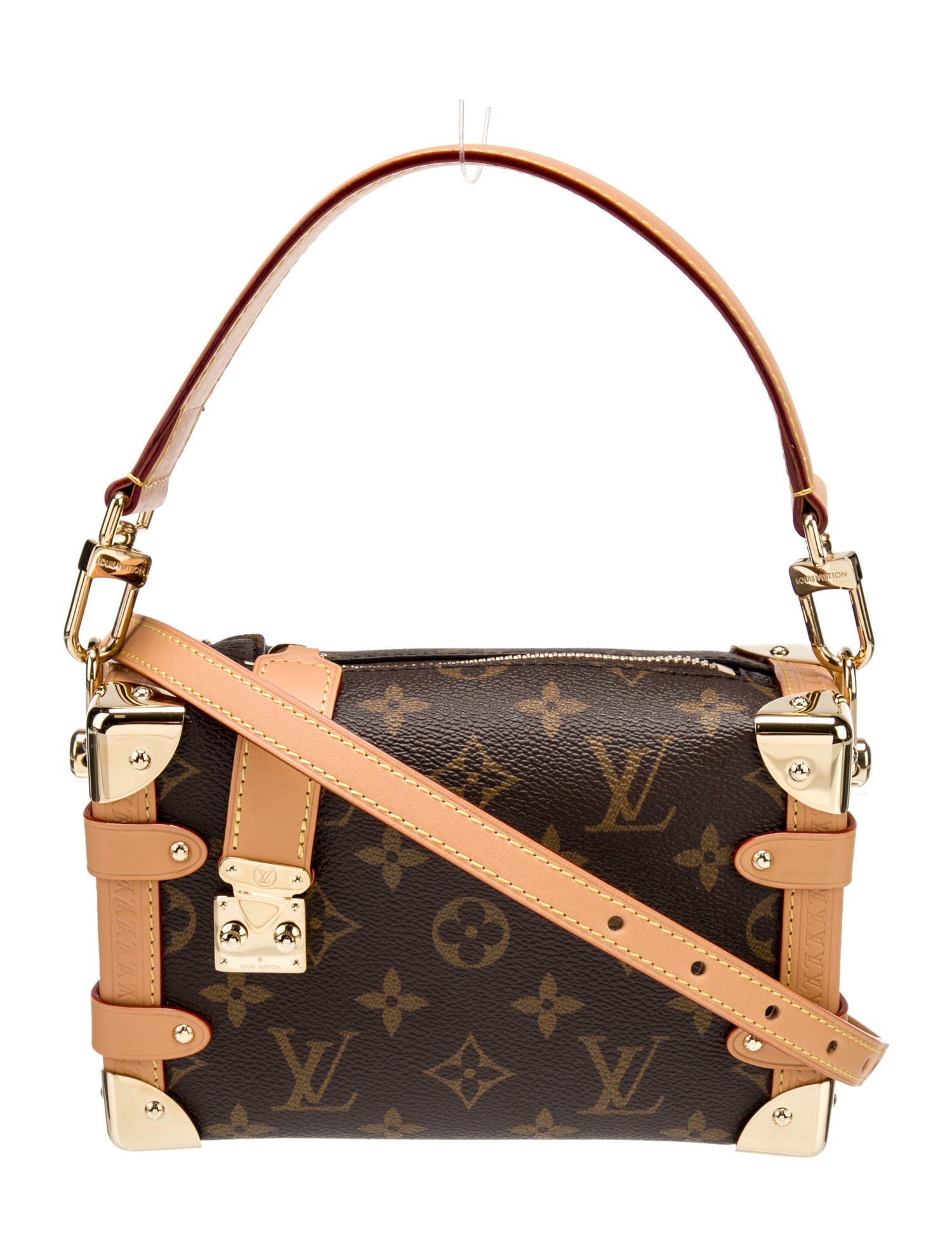 Louis Vuitton LV Monogram Pico Side Trunk PM - Brown Handle Bags ...