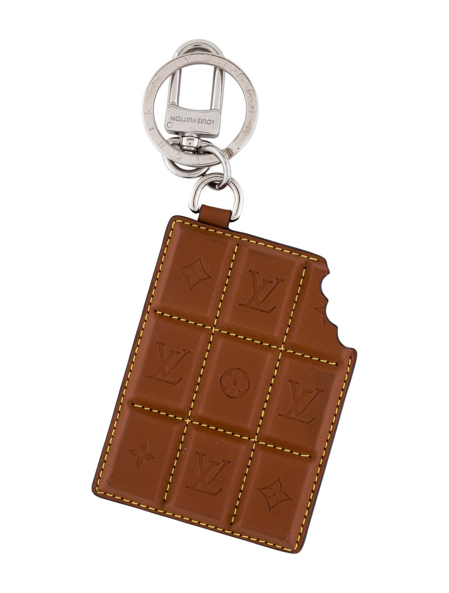 Louis Vuitton LV Chocolate Bar Bag Charm Keychain - Brown Keychains, Accessories - LOU1110518 ...