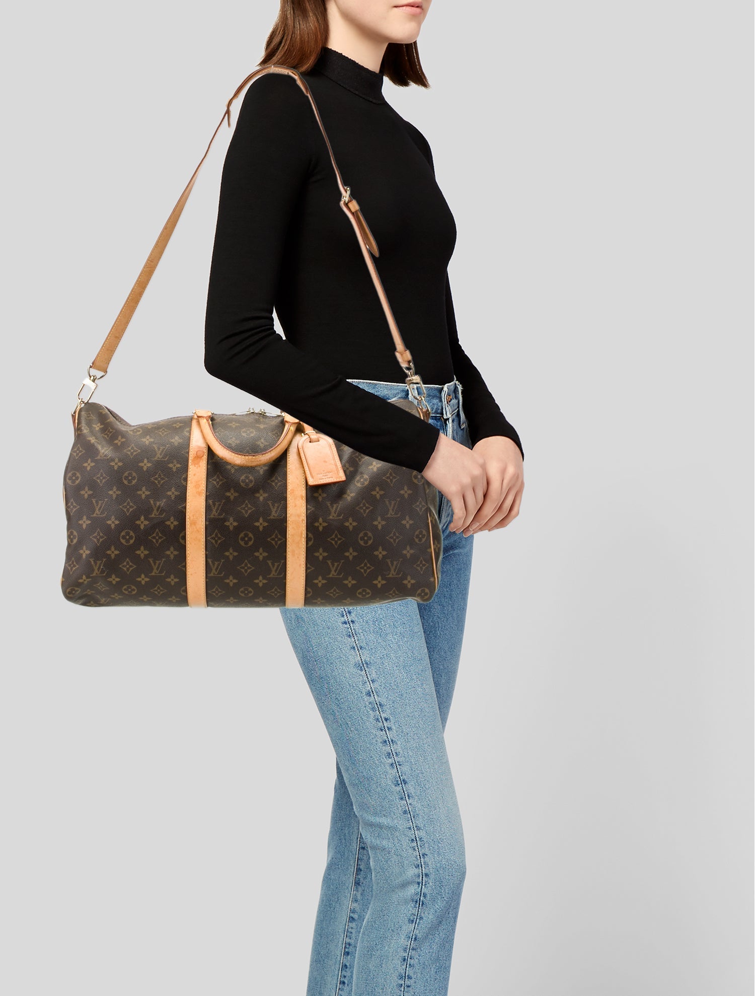 Louis Vuitton LV Monogram Keepall Bandouliere 50 Vintage - Brown Luggage and Travel, Handbags ...