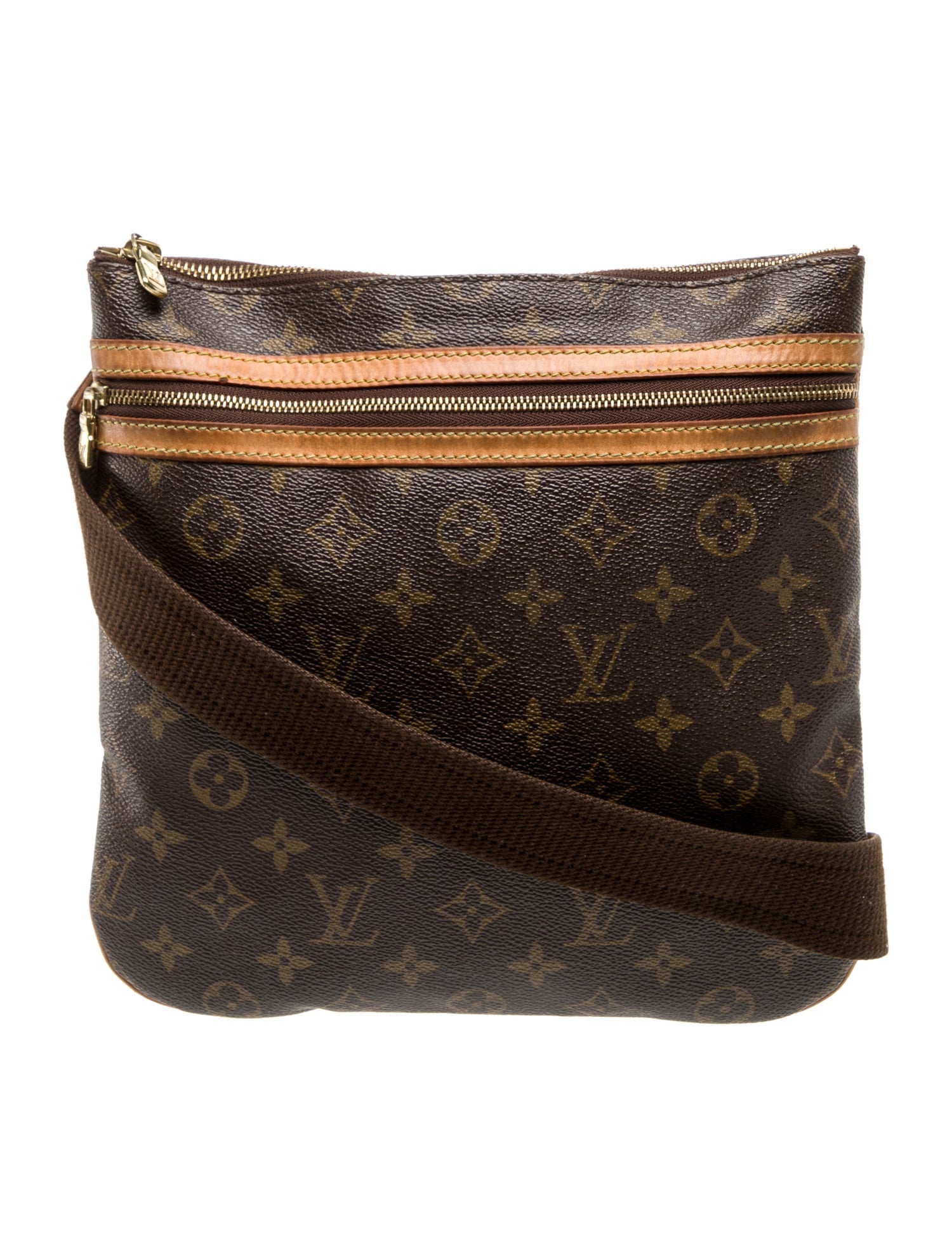 Louis Vuitton LV Monogram Pochette Bosphore - Brown Crossbody Bags ...