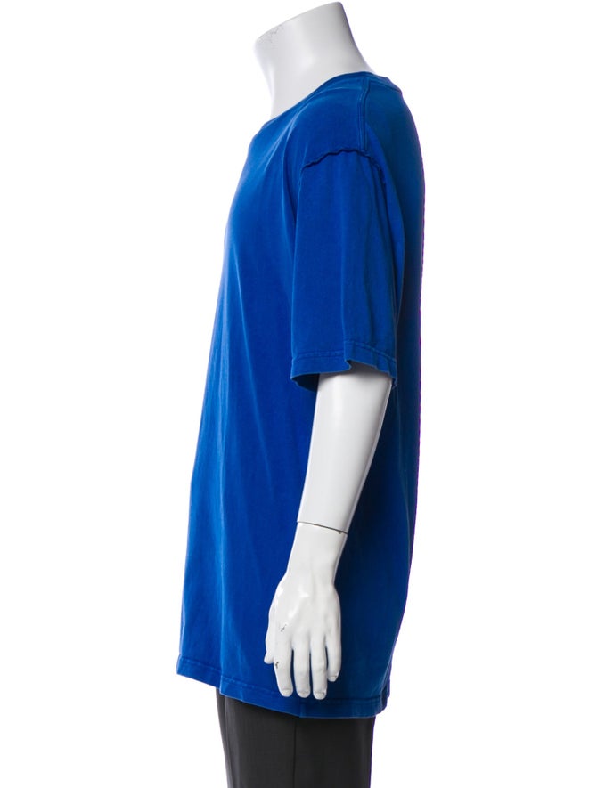 Louis Vuitton 2020 Signature Logo T-Shirt - Blue T-Shirts, Clothing ...