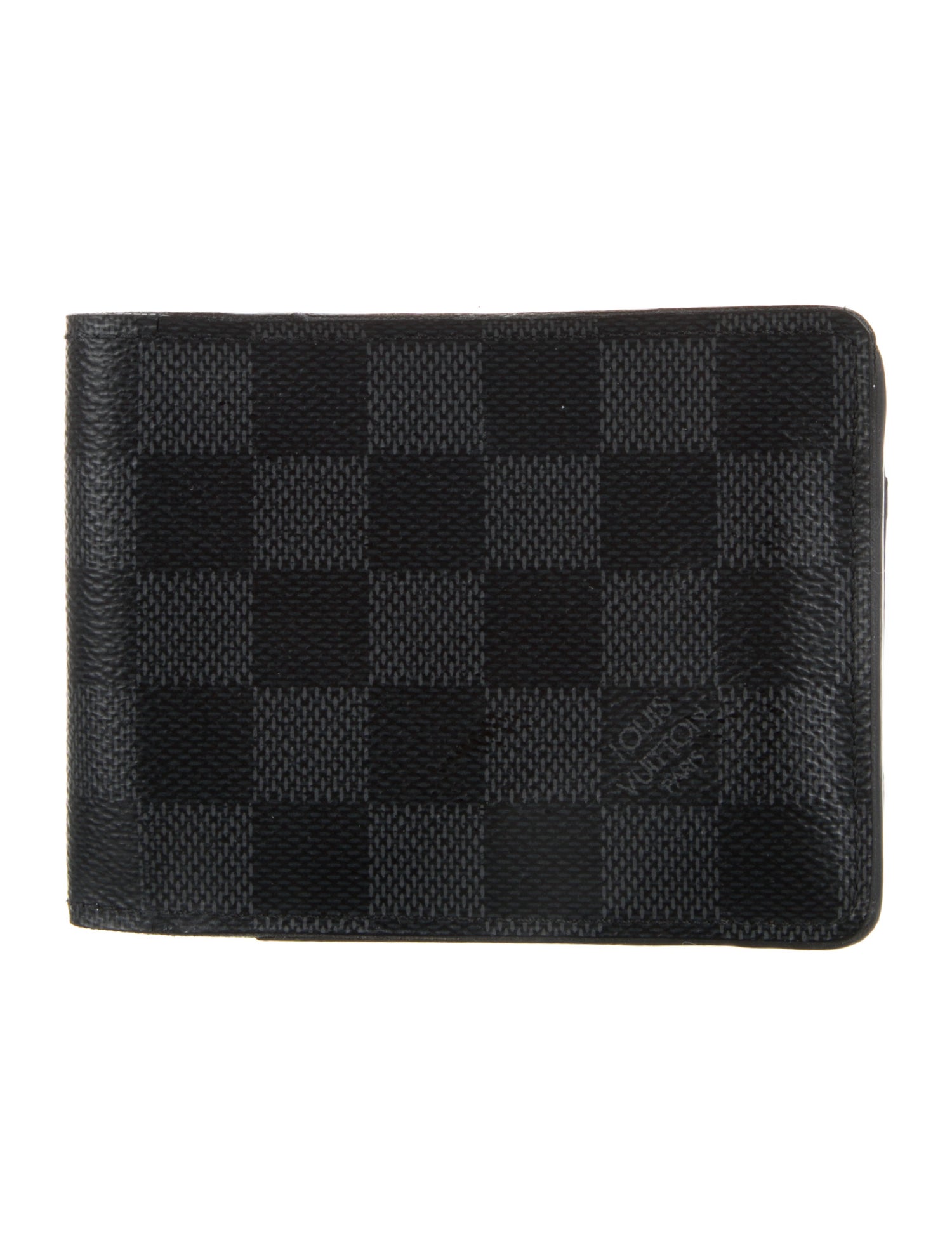 Louis Vuitton Damier Graphite Pattern Coated Canvas Multiple Wallet ...