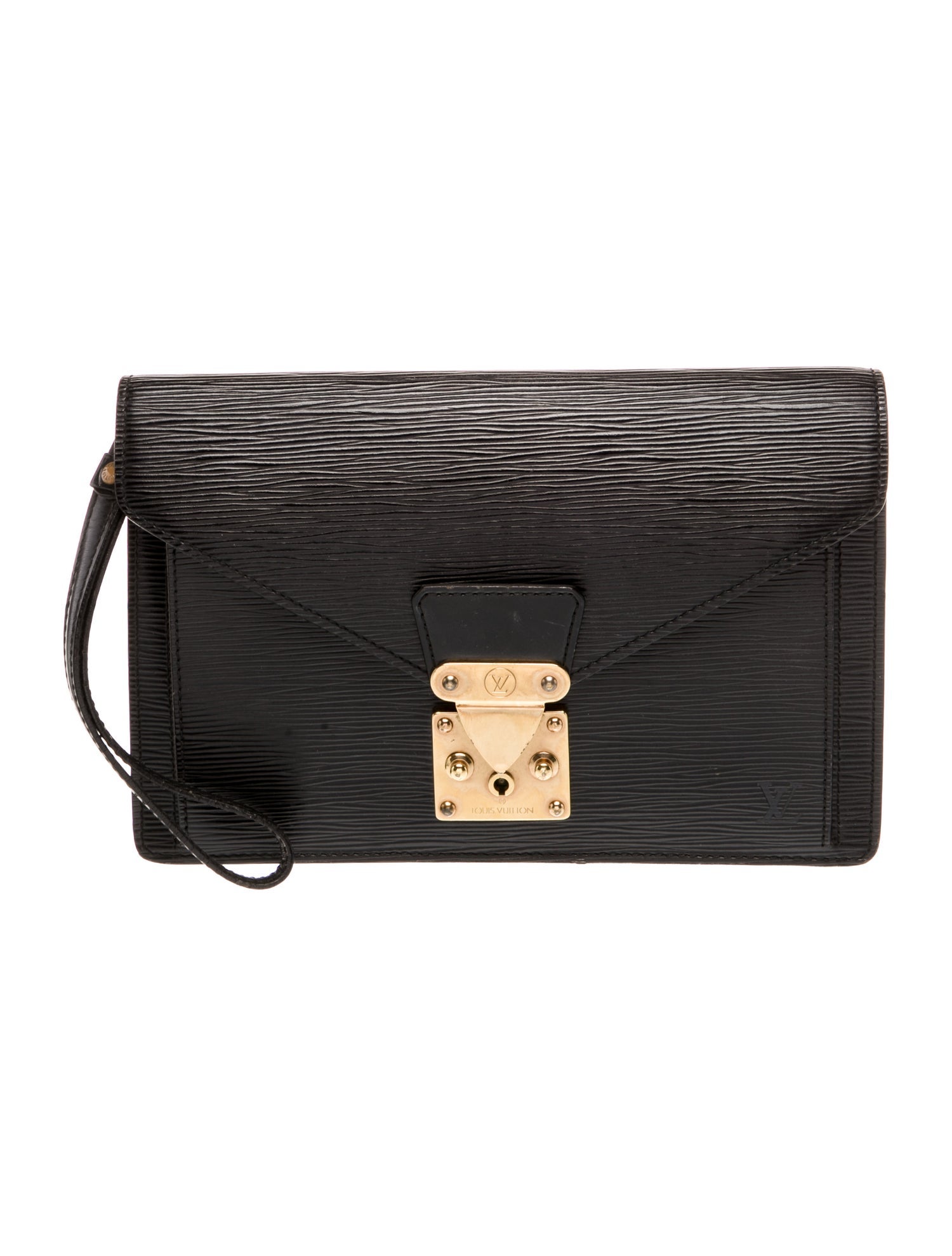 Louis Vuitton LV Monogram Sellier Dragonne Vintage - Black Clutches ...